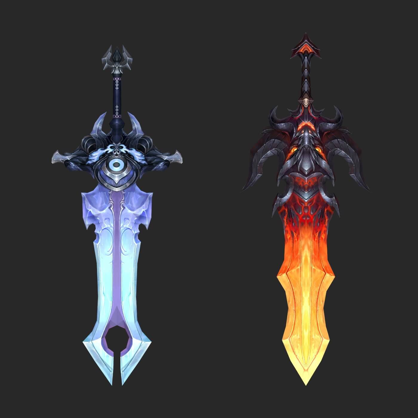 20 Fantasy Sword Collection - 3D Model by cghriggs