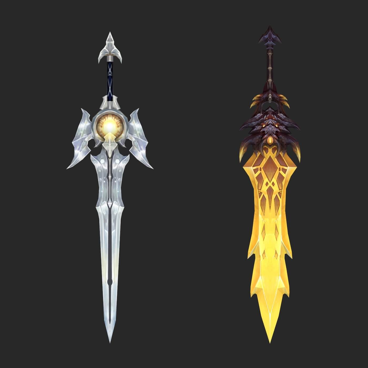 20 Fantasy Sword Collection - 3D Model by cghriggs