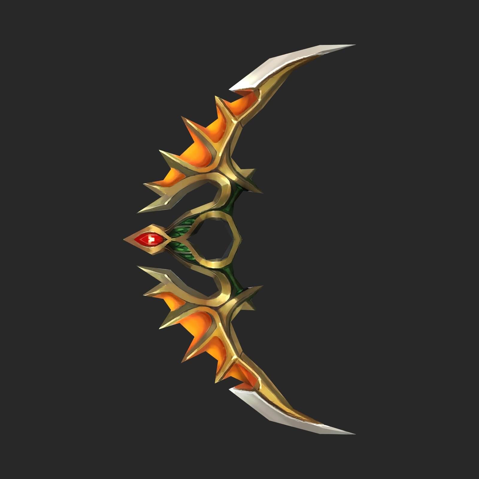 Fantasy Bow And Crossbow Collection - 3D Model by cghriggs