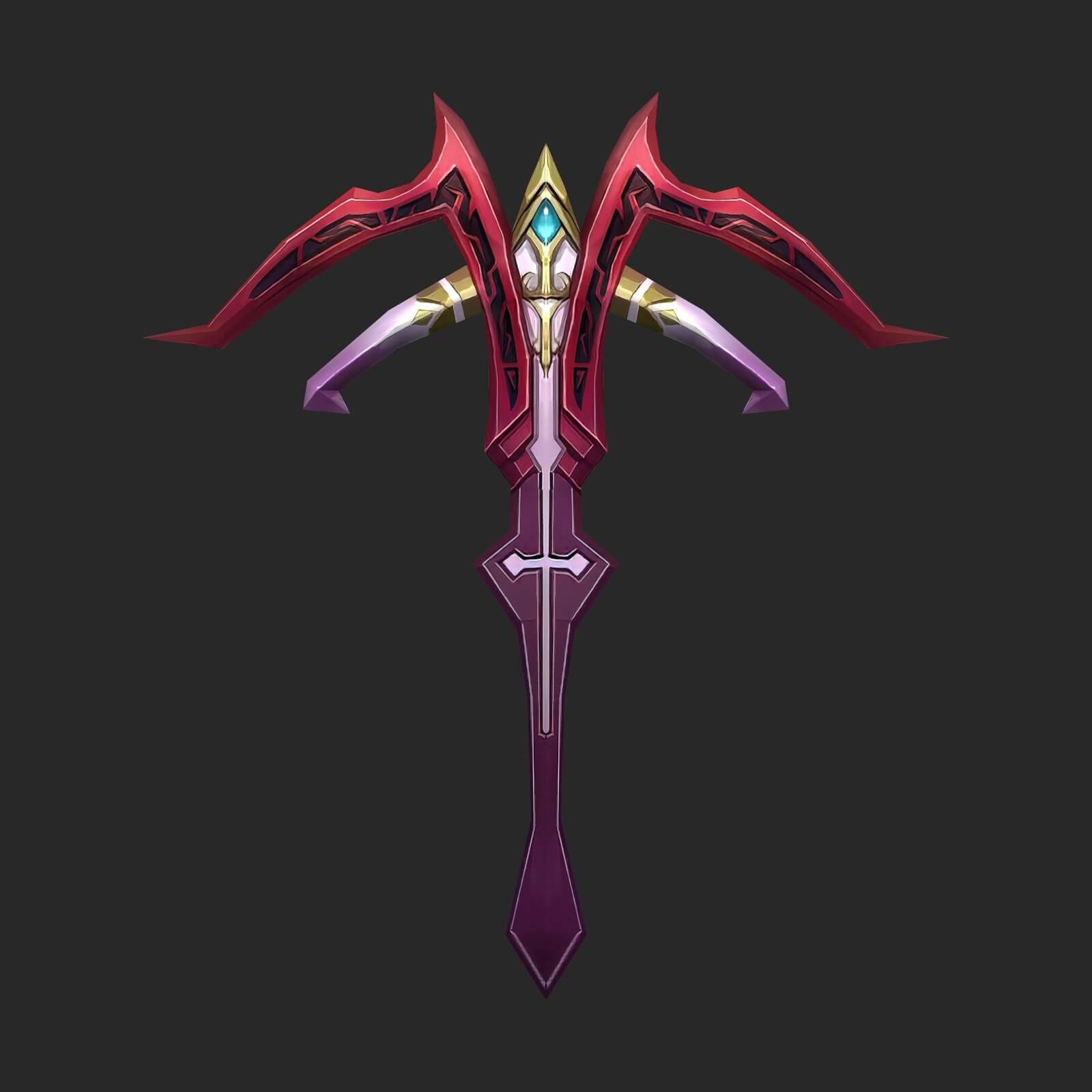 Fantasy Bow And Crossbow Collection - 3D Model by cghriggs