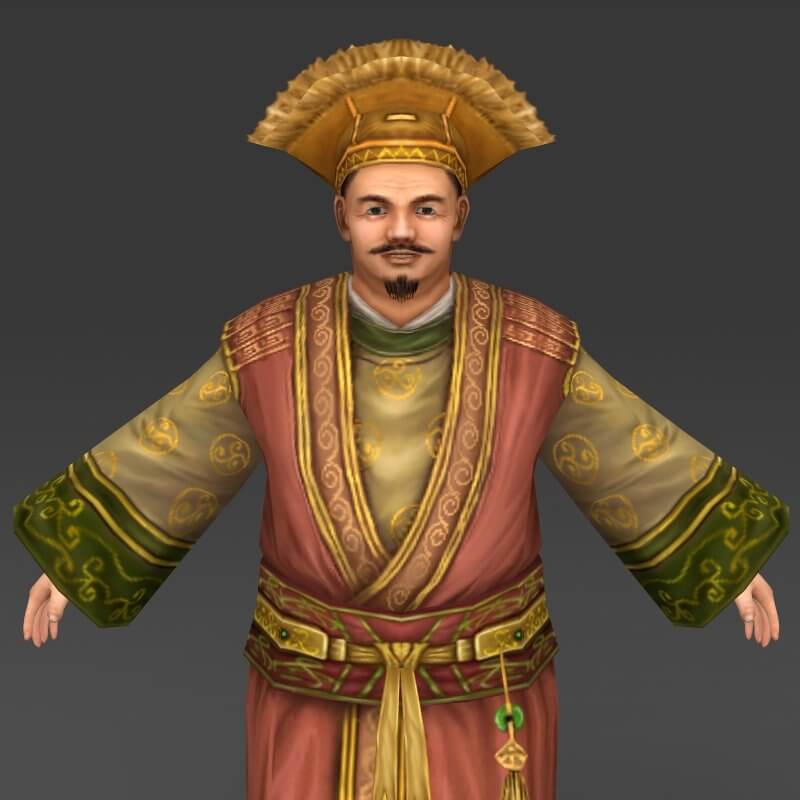 Fantasy Chinese Character - 3D Model by cghriggs