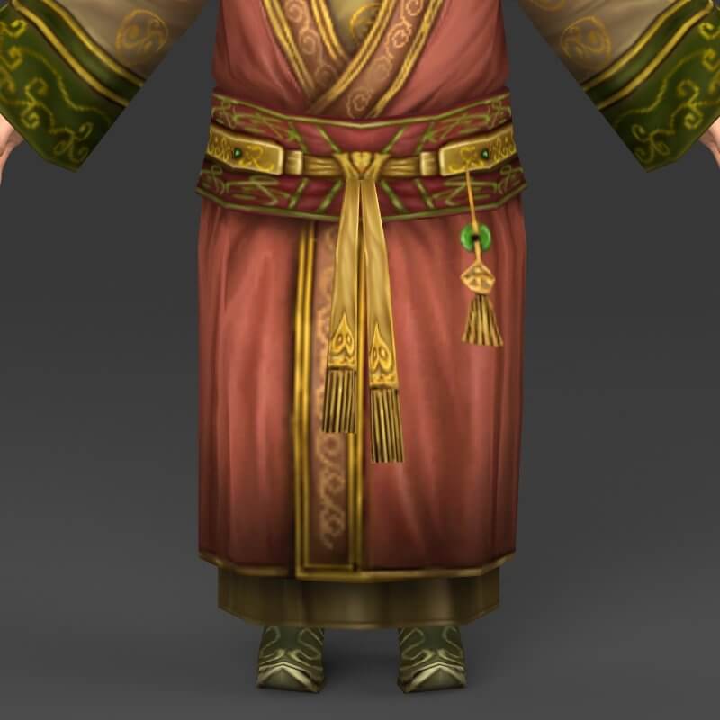 Fantasy Chinese Character - 3D Model by cghriggs