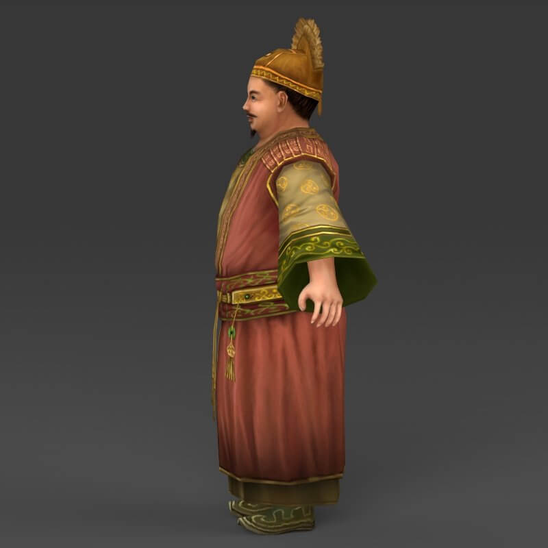 Fantasy Chinese Character - 3D Model by cghriggs