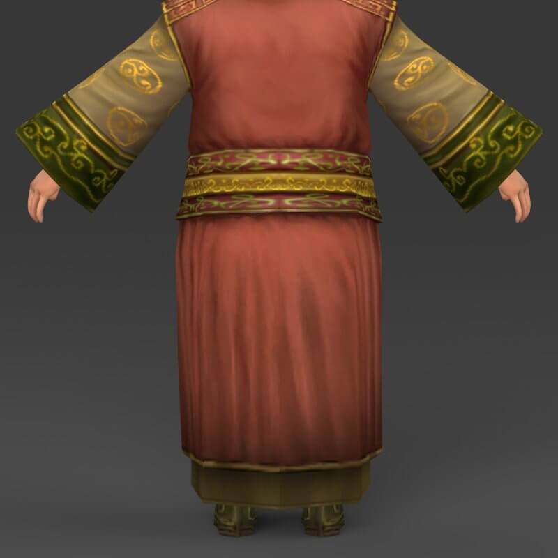 Fantasy Chinese Character - 3D Model by cghriggs