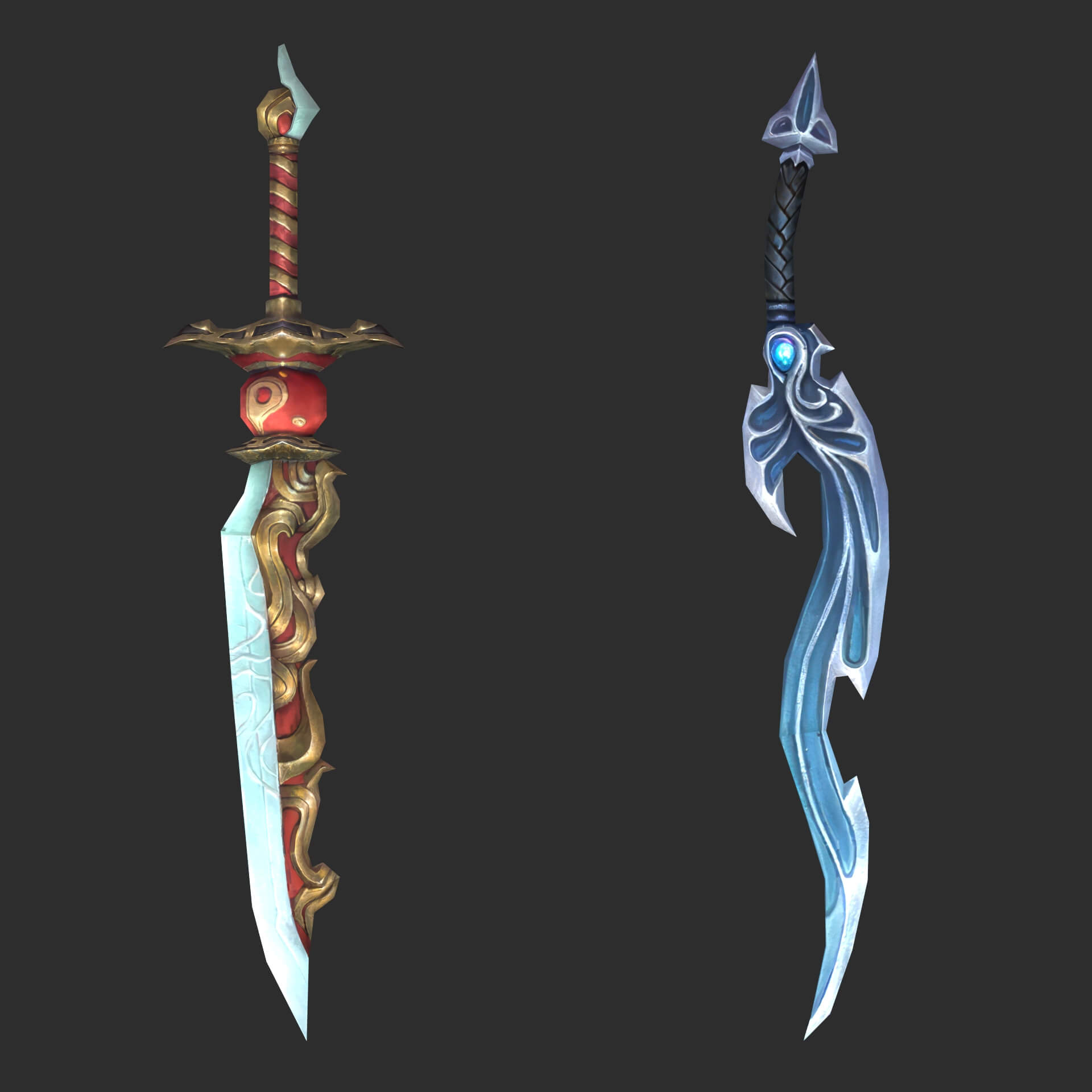 Fantasy Sword Collection - 3D Model by cghriggs