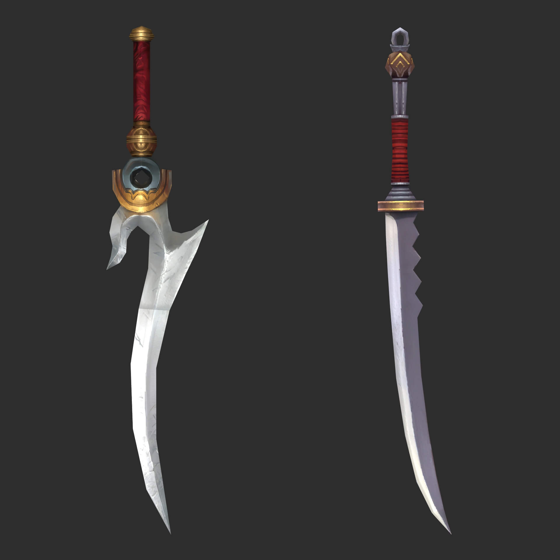 Fantasy Sword Collection - 3D Model by cghriggs