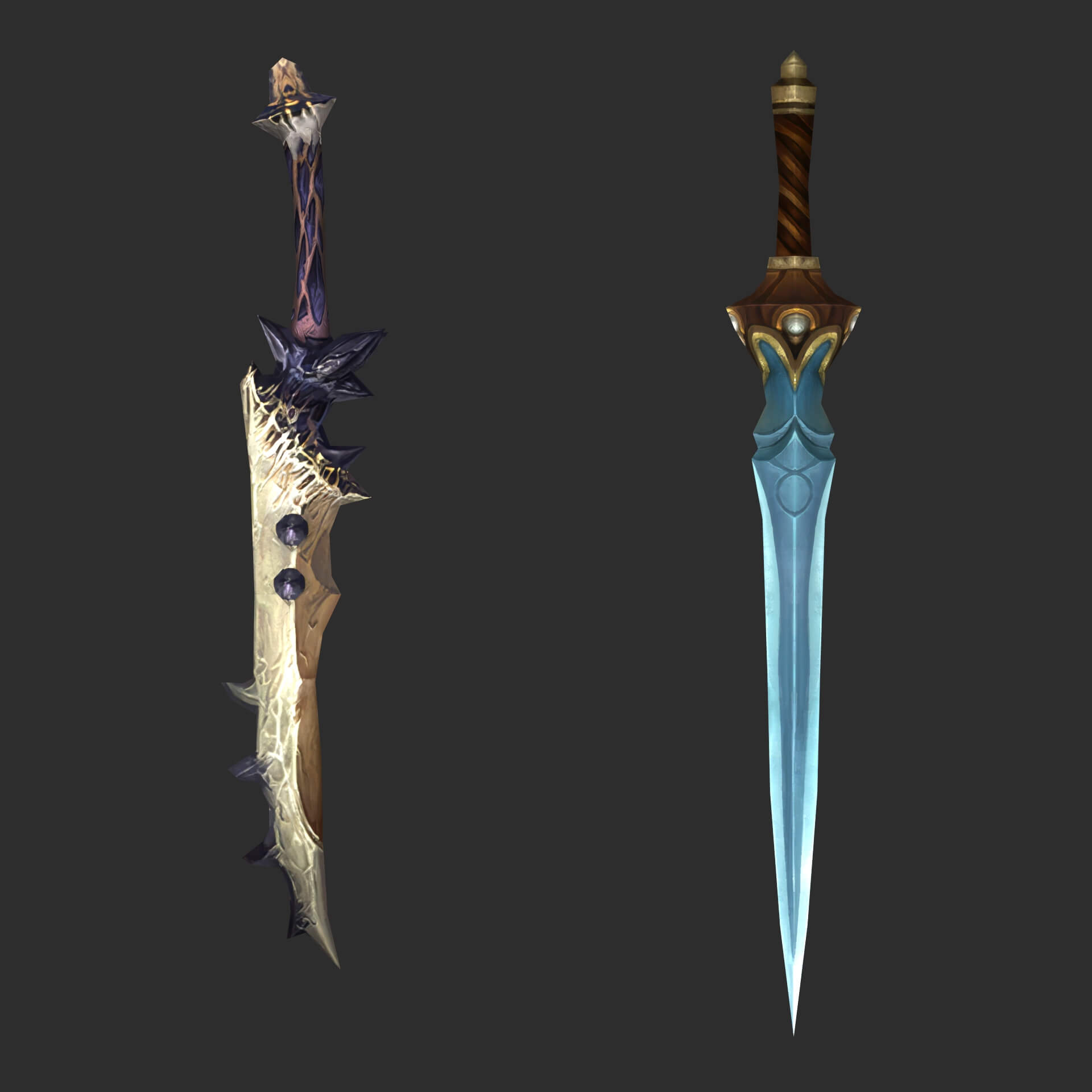 Fantasy Sword Collection - 3D Model by cghriggs