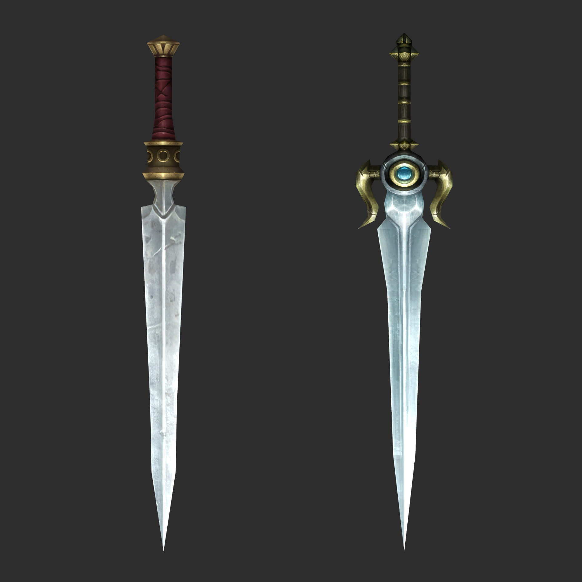 Fantasy Sword Collection - 3D Model by cghriggs
