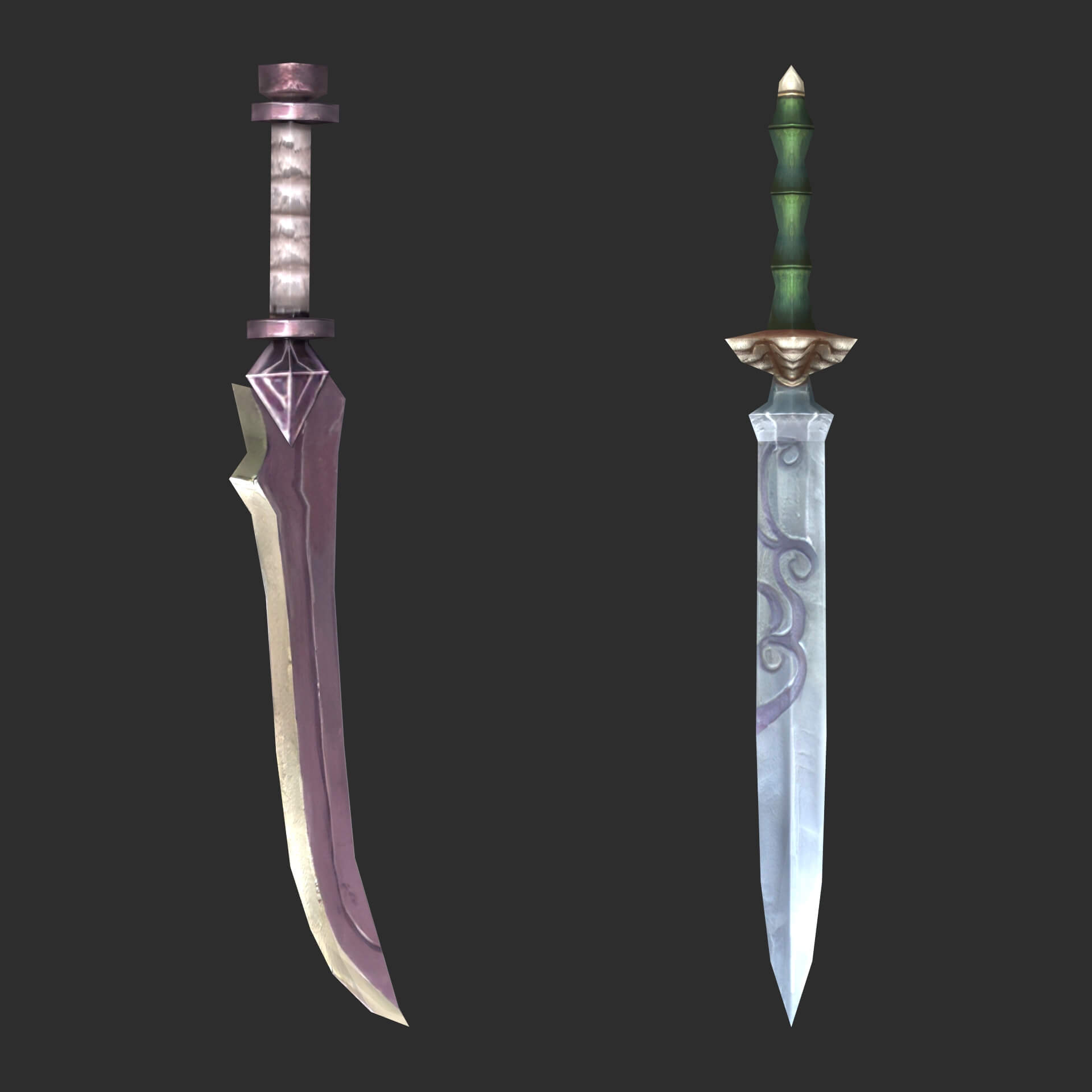 Fantasy Sword Collection - 3D Model by cghriggs