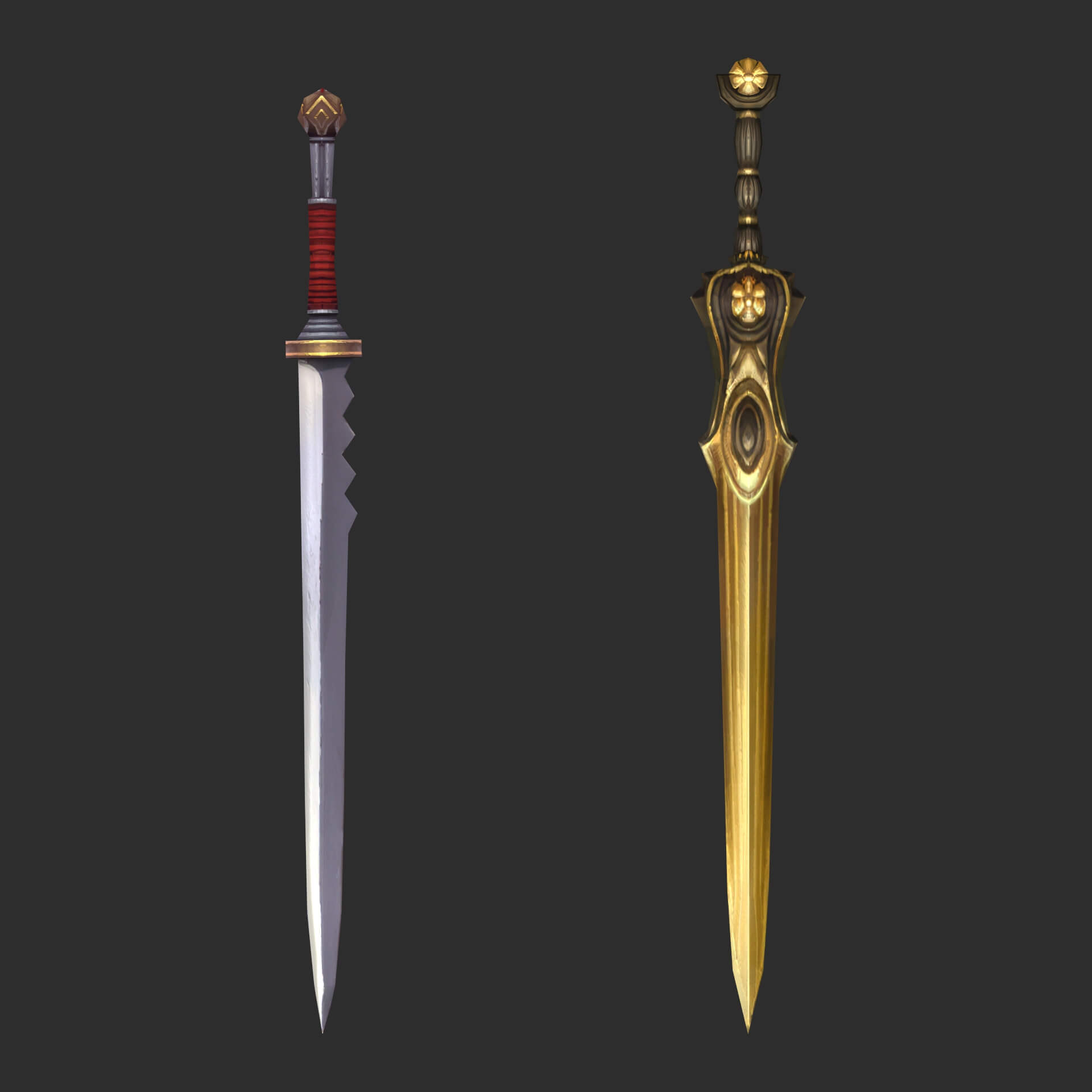 Fantasy Sword Collection - 3D Model by cghriggs