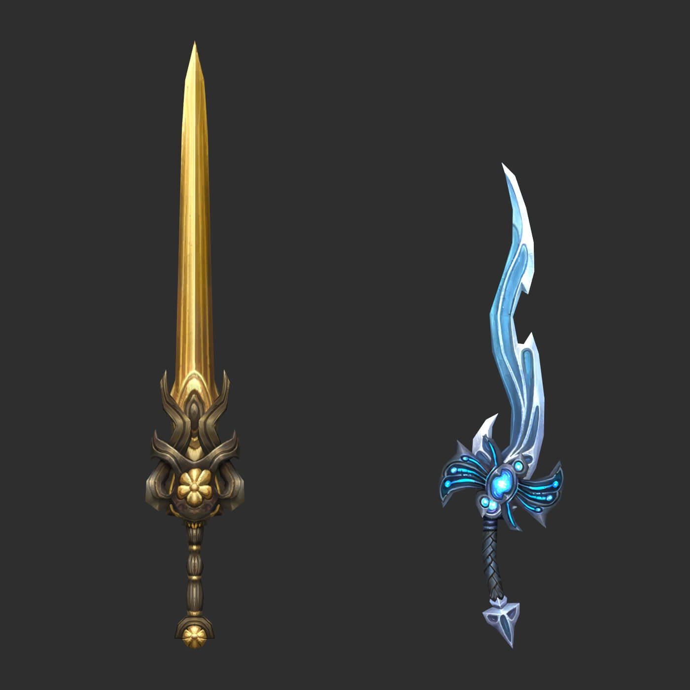Fantasy Sword Collection - 3D Model by cghriggs