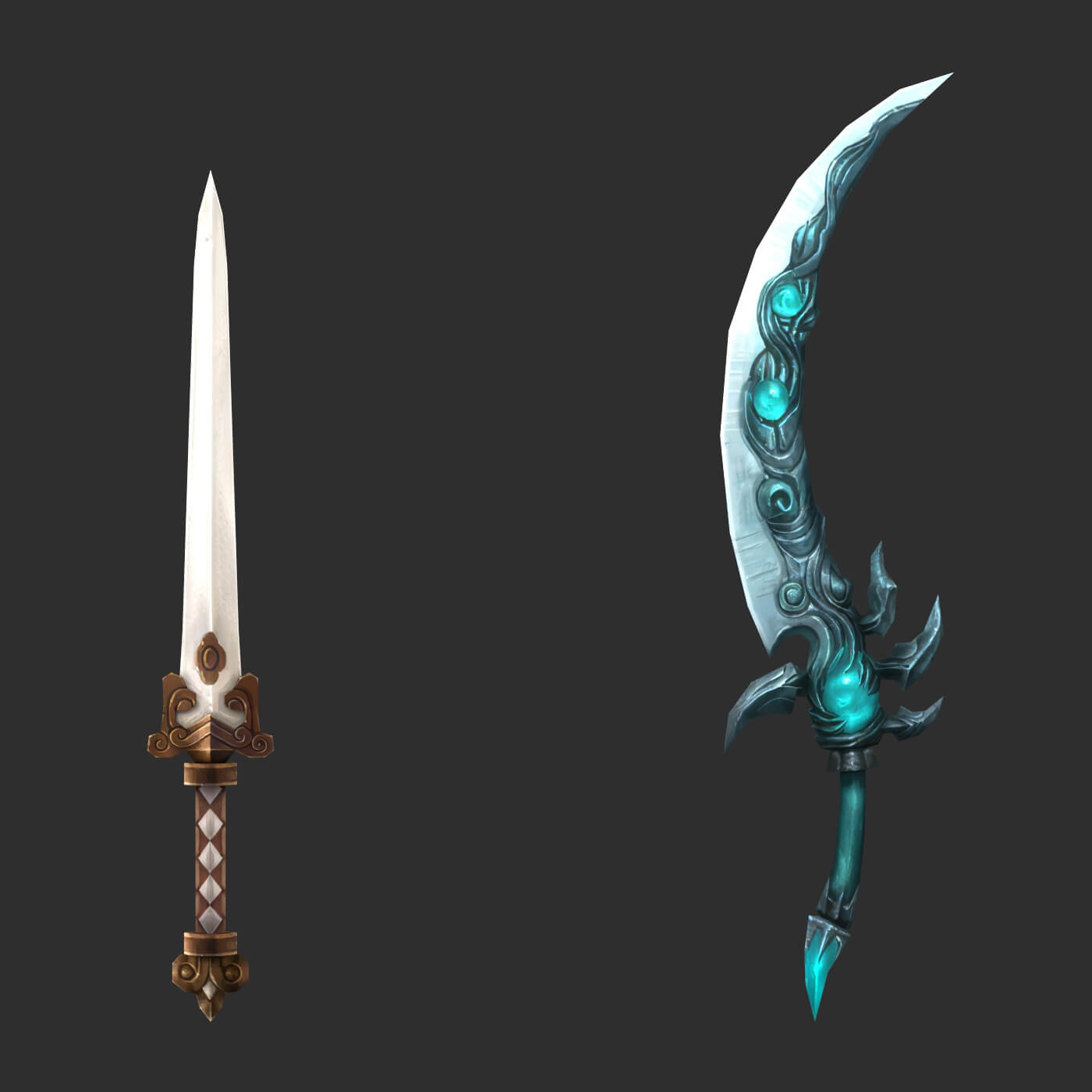 Fantasy Sword Collection - 3D Model by cghriggs