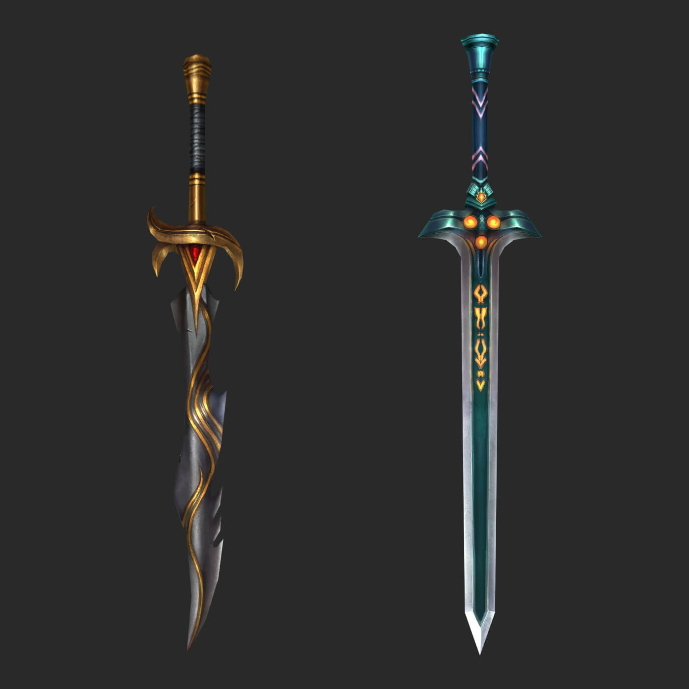 Fantasy Sword Collection Vol.03 - 3D Model by cghriggs