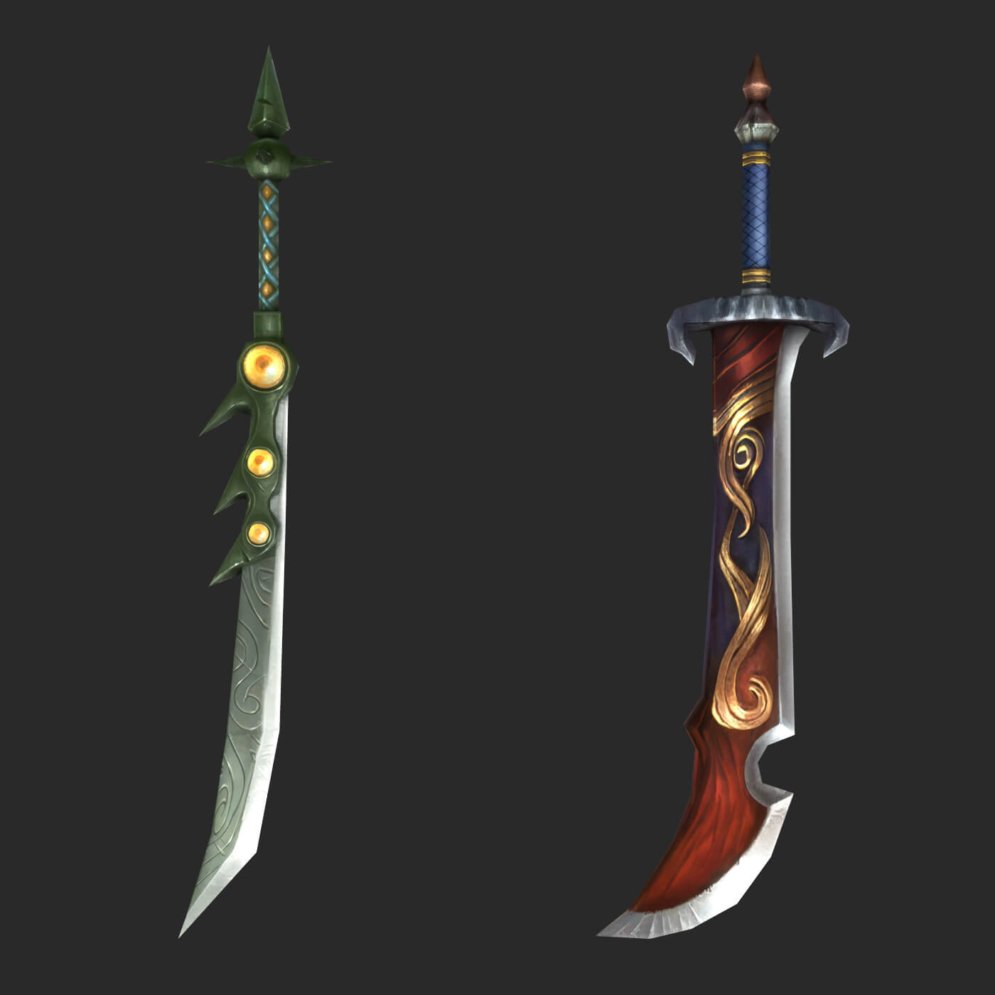 Fantasy Sword Collection Vol.03 - 3D Model by cghriggs