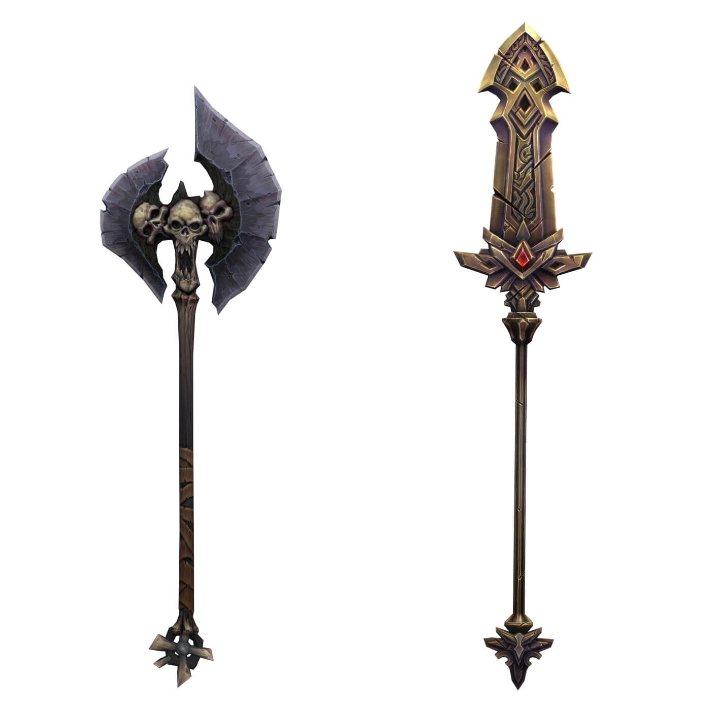 Fantasy Weapon Collection - 3D Model by cghriggs