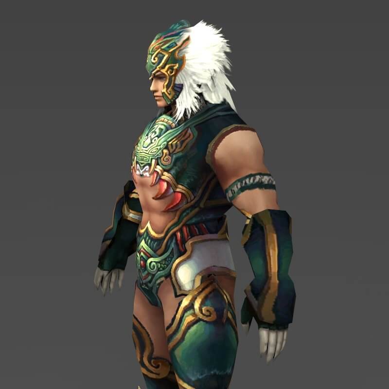 Warrior Character - 3D Model by cghriggs