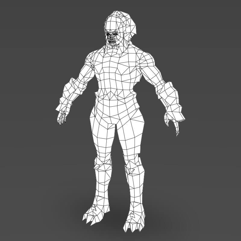 Warrior Character - 3D Model by cghriggs