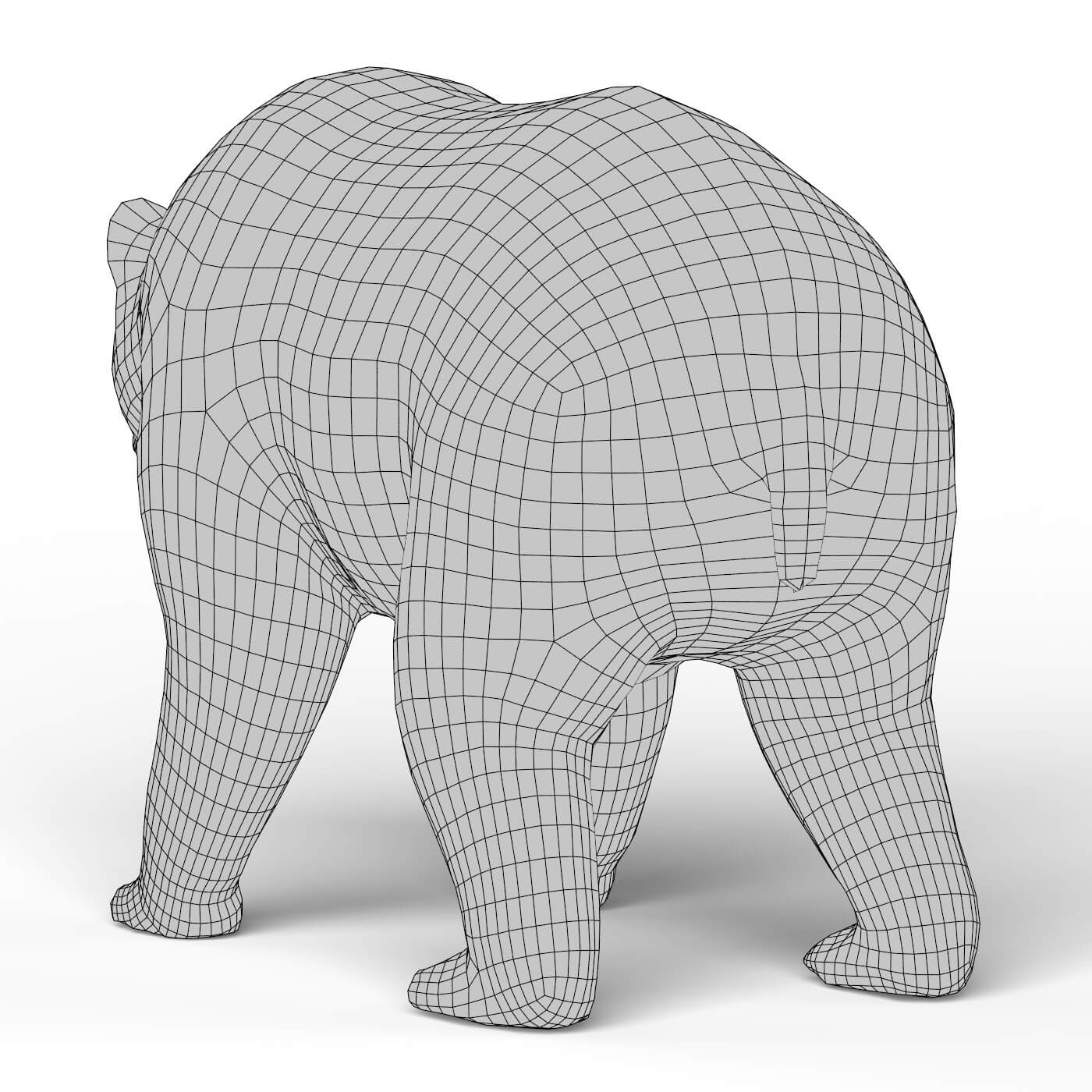 Bear Base Mesh - 3D Model by CGHub
