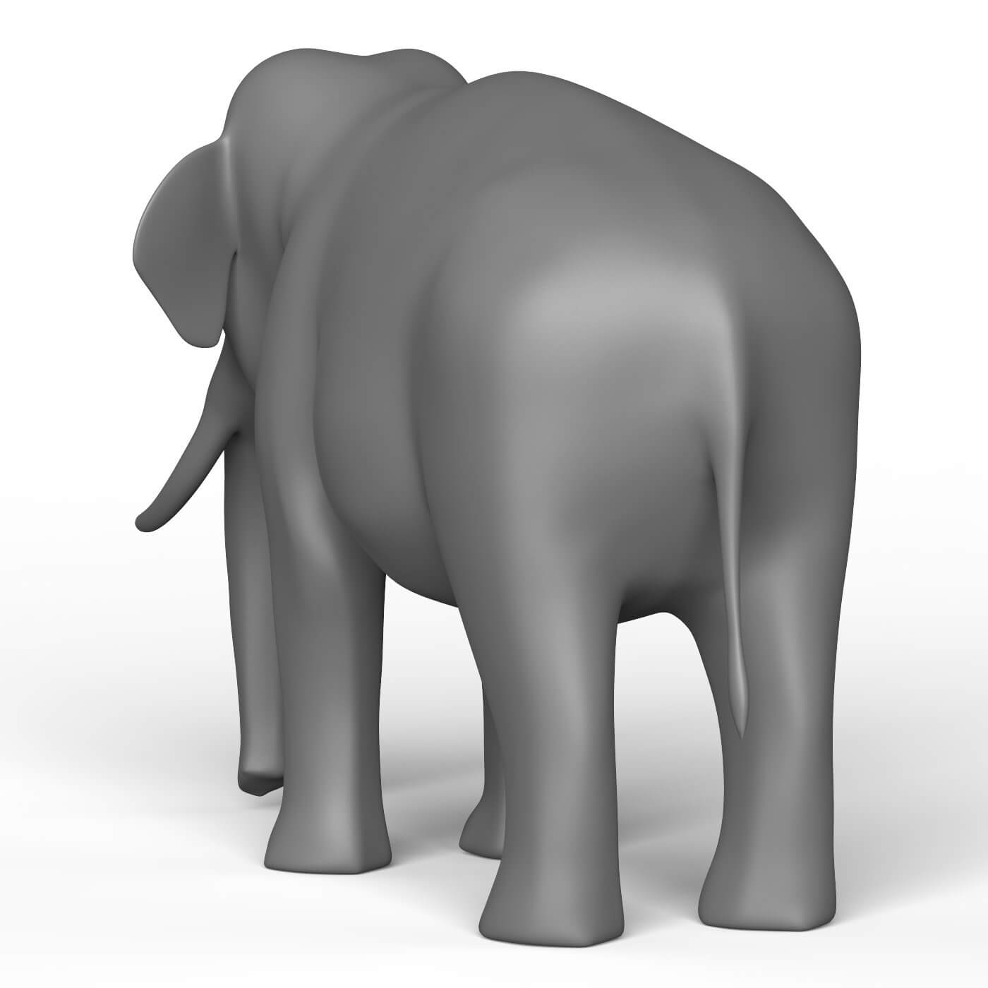Elephant Base Mesh - 3D Model by CGHub