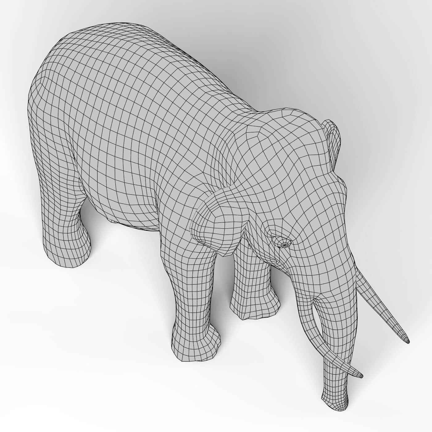 Elephant Base Mesh - 3D Model by CGHub