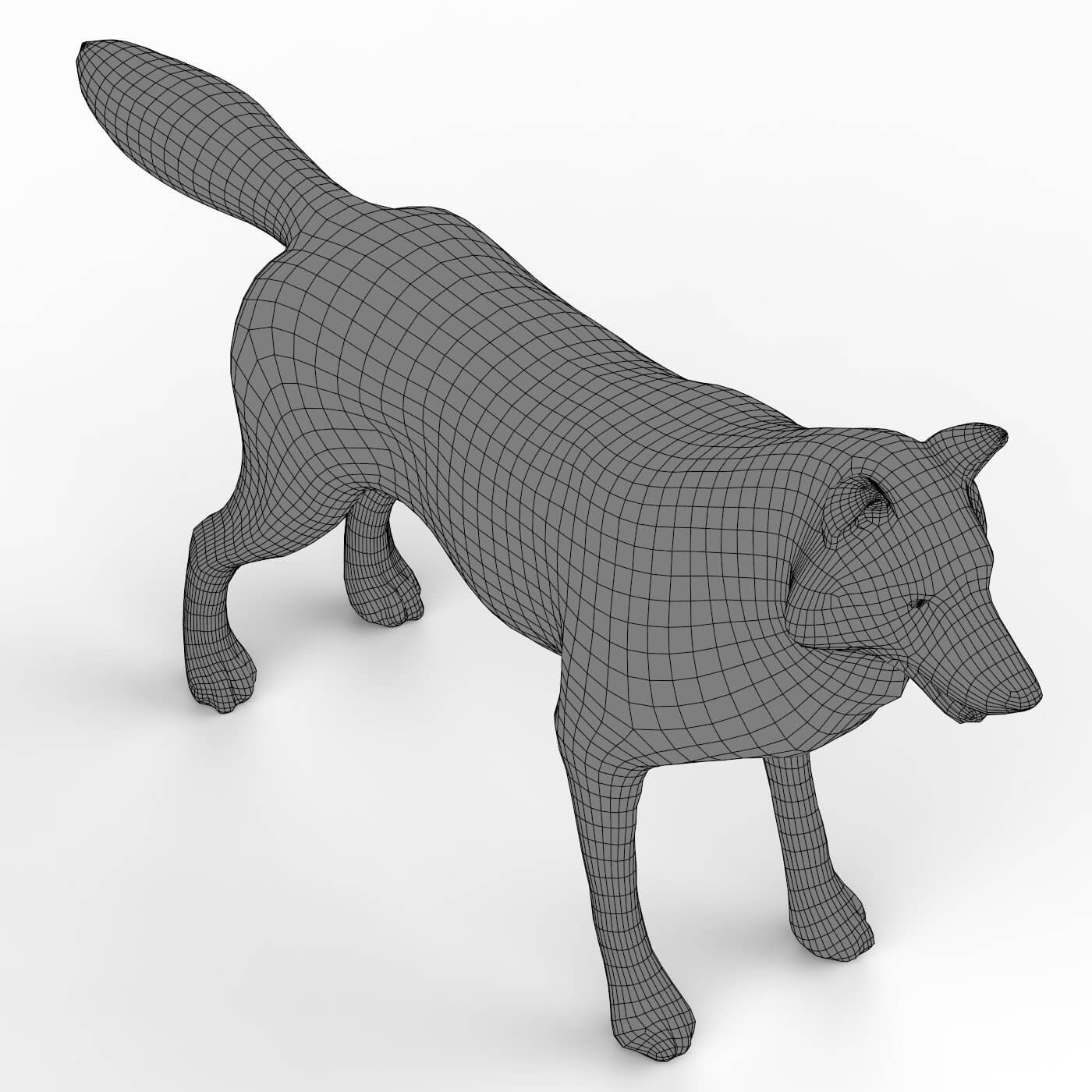Wolf Base Mesh - 3D Model by CGHub