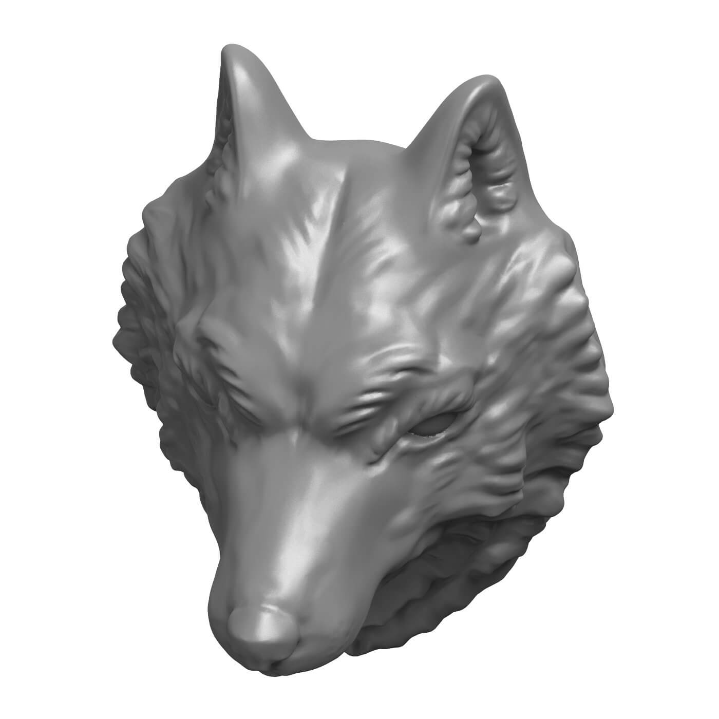 Wolf Head - 3D Model by CGHub