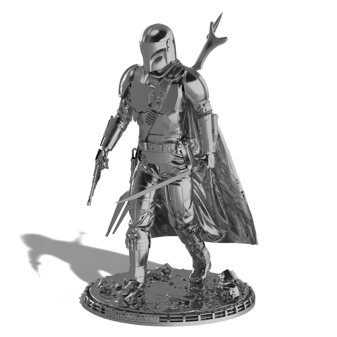 Figurine Mandalorian - 3D Print Model by CGIKnights