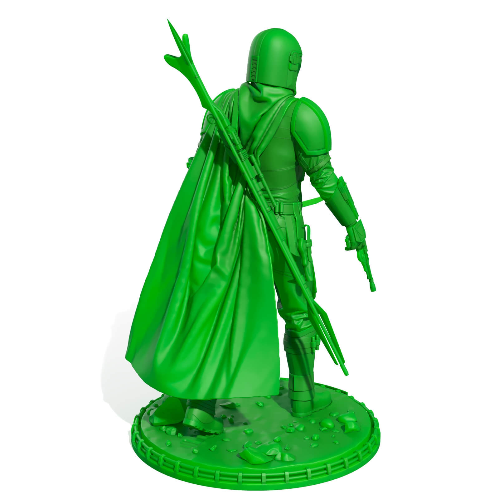 Figurine Mandalorian - 3D Print Model by CGIKnights