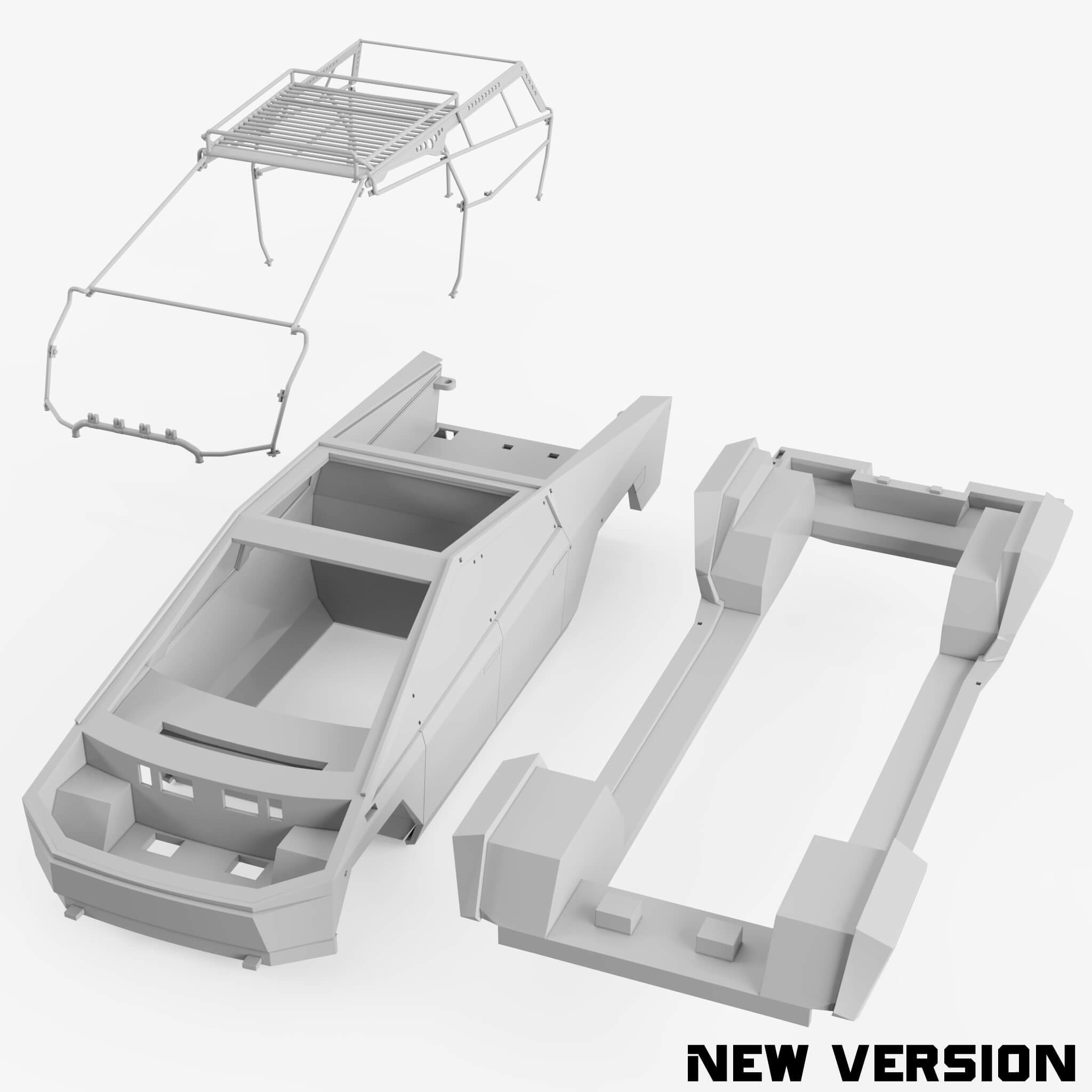 Tesla Cybertrack SUV Cover - 3D Model by CGIKnights