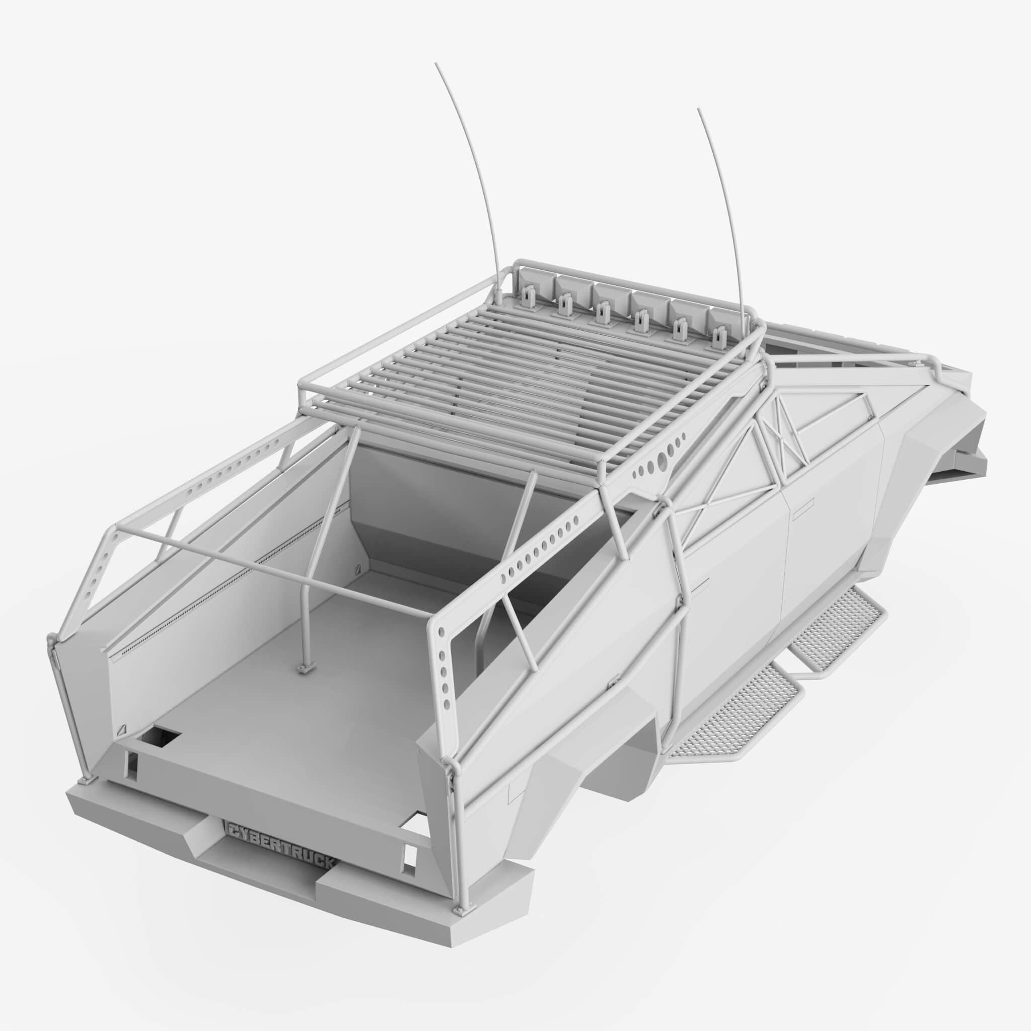 Tesla Cybertrack SUV Cover - 3D Model by CGIKnights