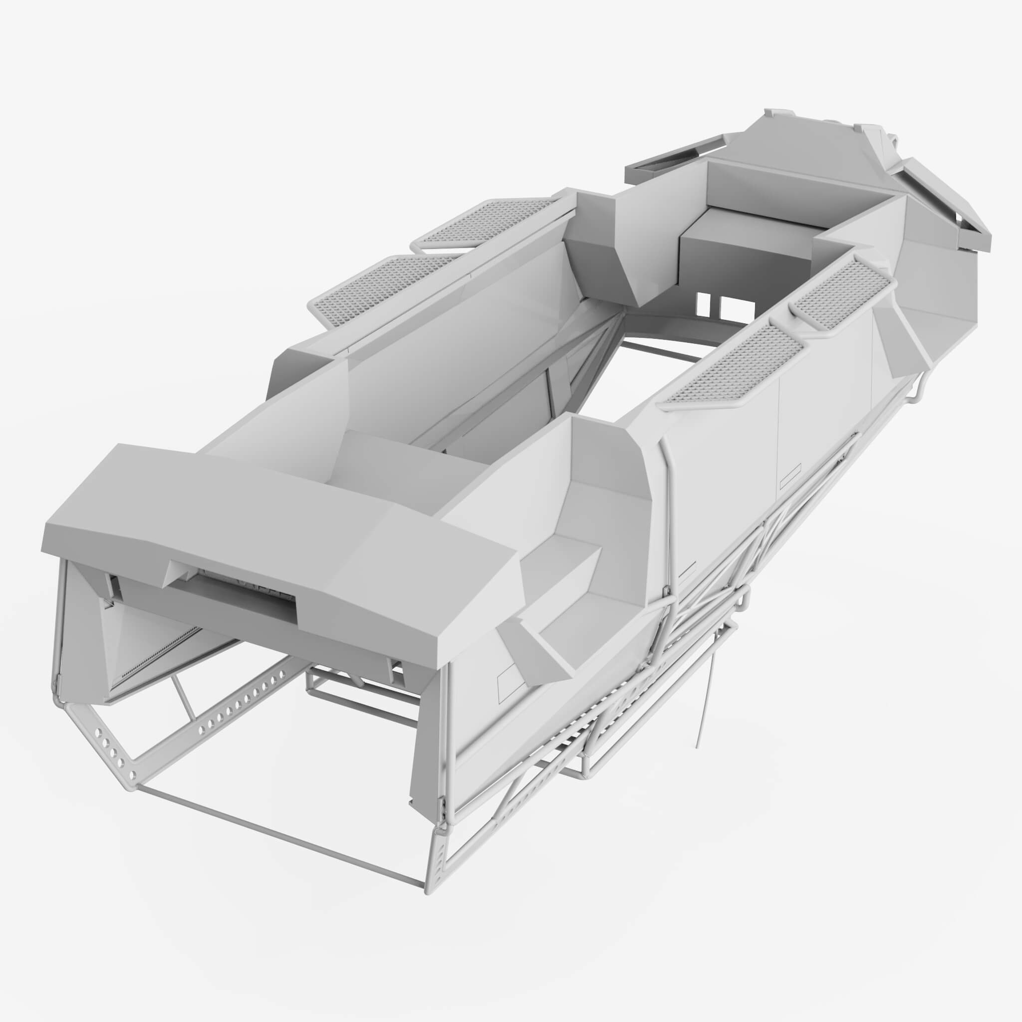 Tesla Cybertrack SUV Cover - 3D Model by CGIKnights