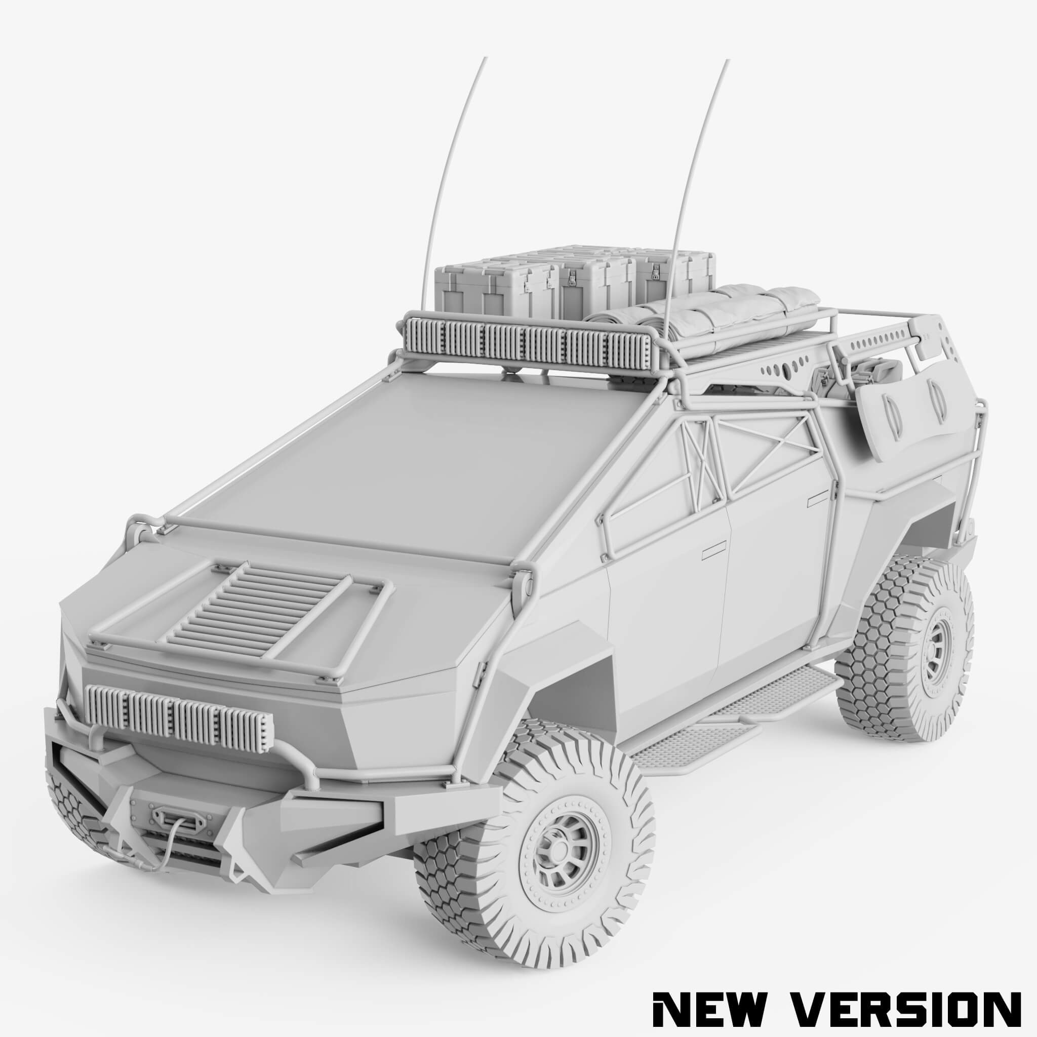Tesla Cybertrack SUV - 3D Print Model by CGIKnights
