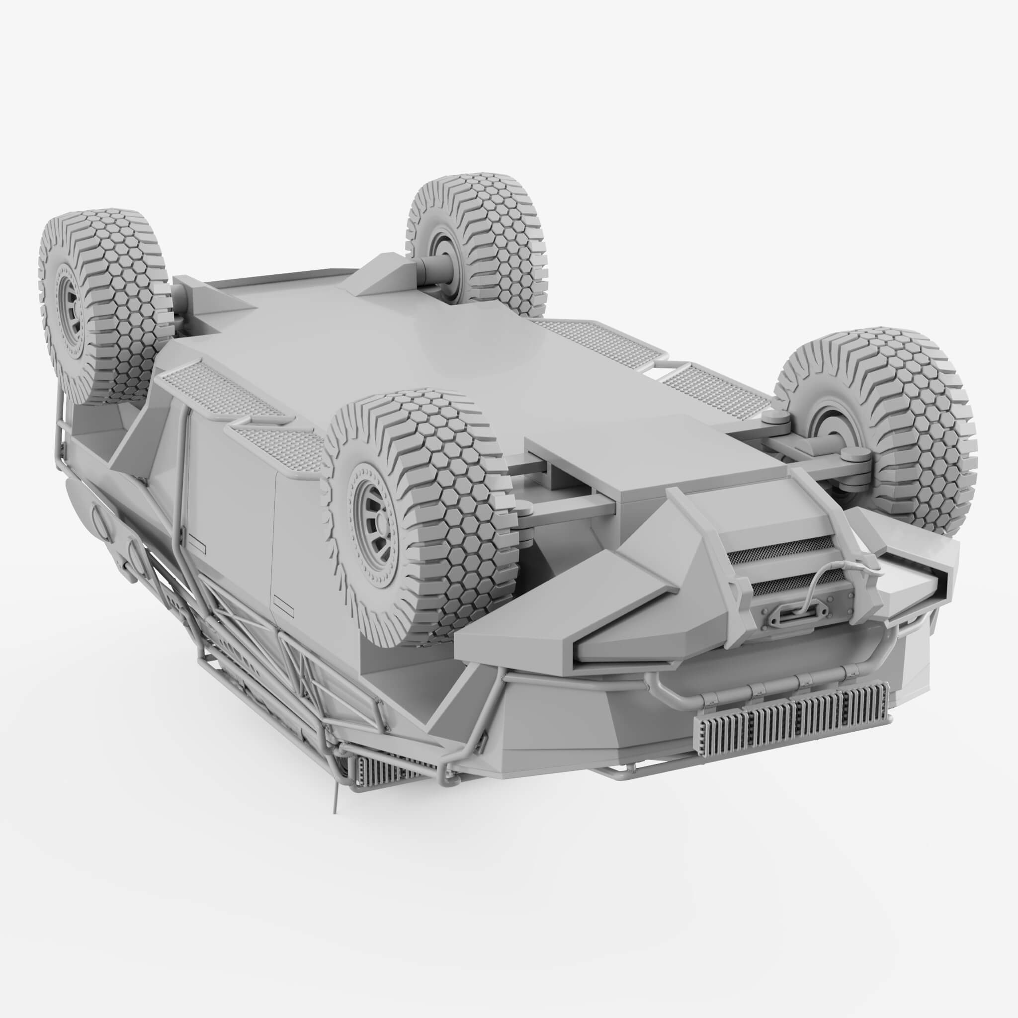 Tesla Cybertrack SUV - 3D Print Model by CGIKnights