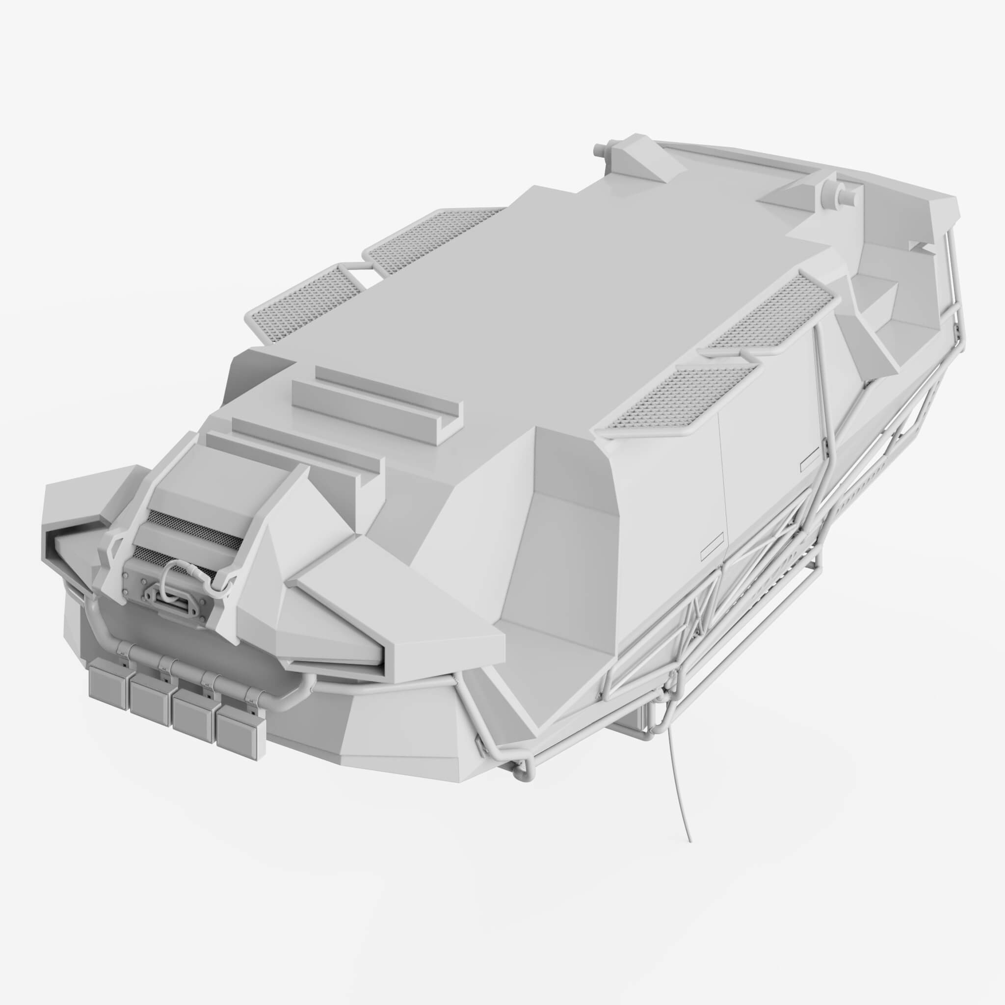 Tesla Cybertrack SUV - 3D Print Model by CGIKnights