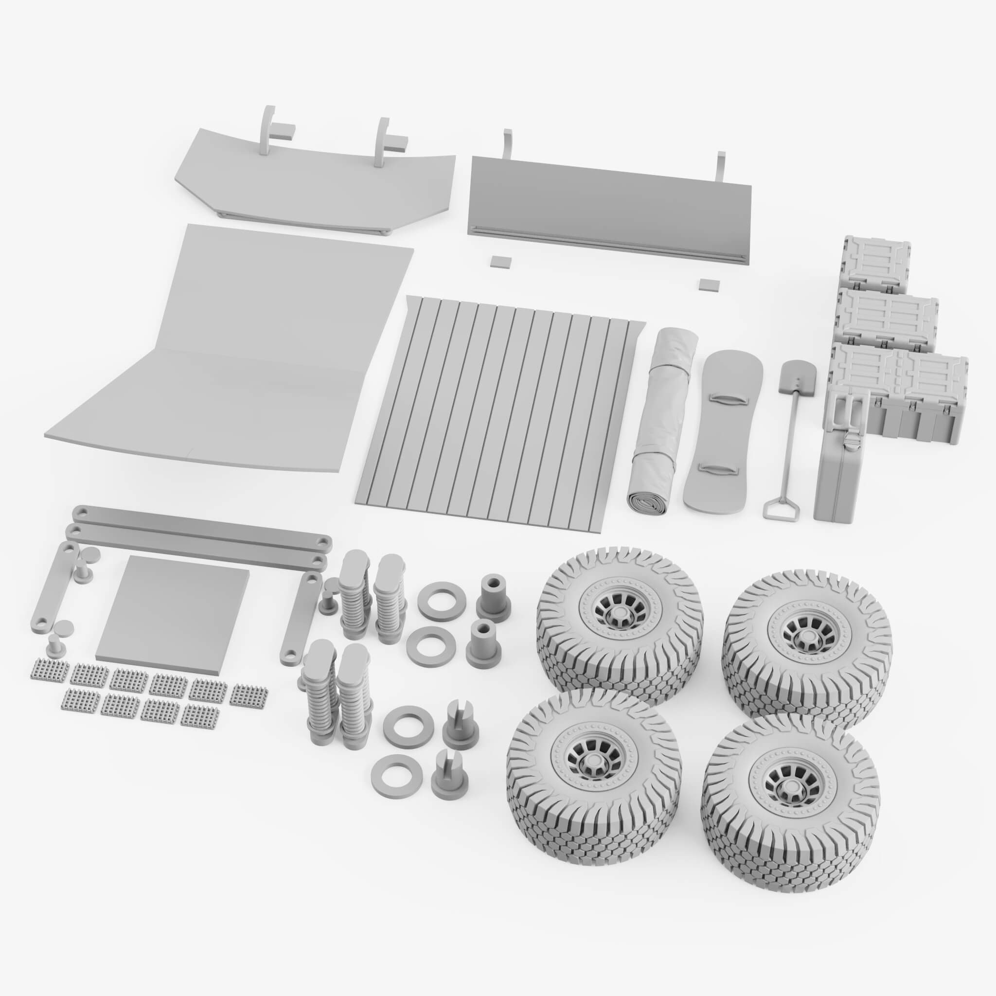 Tesla Cybertrack SUV - 3D Print Model by CGIKnights