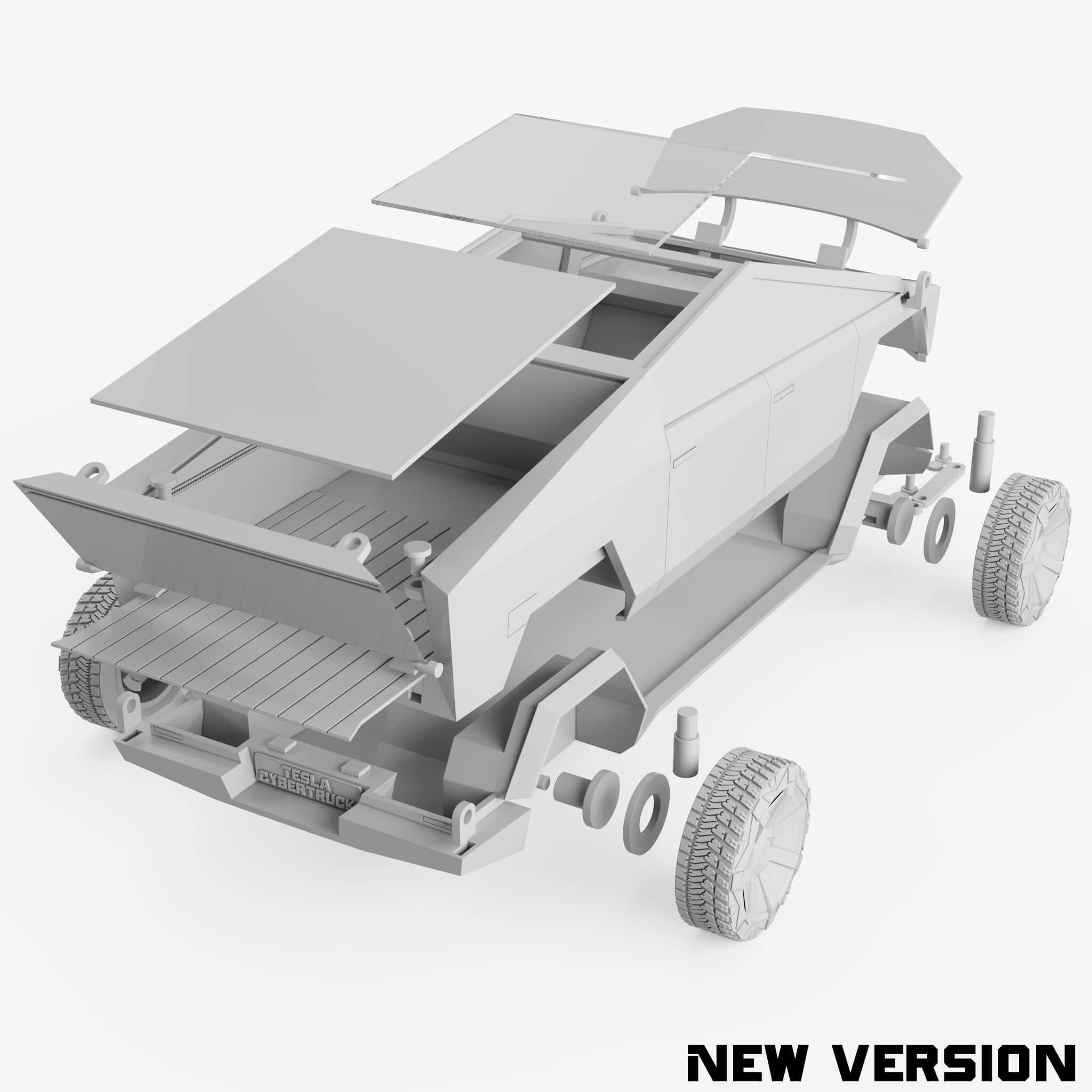 Tesla Cybertrack - 3D Model by CGIKnights