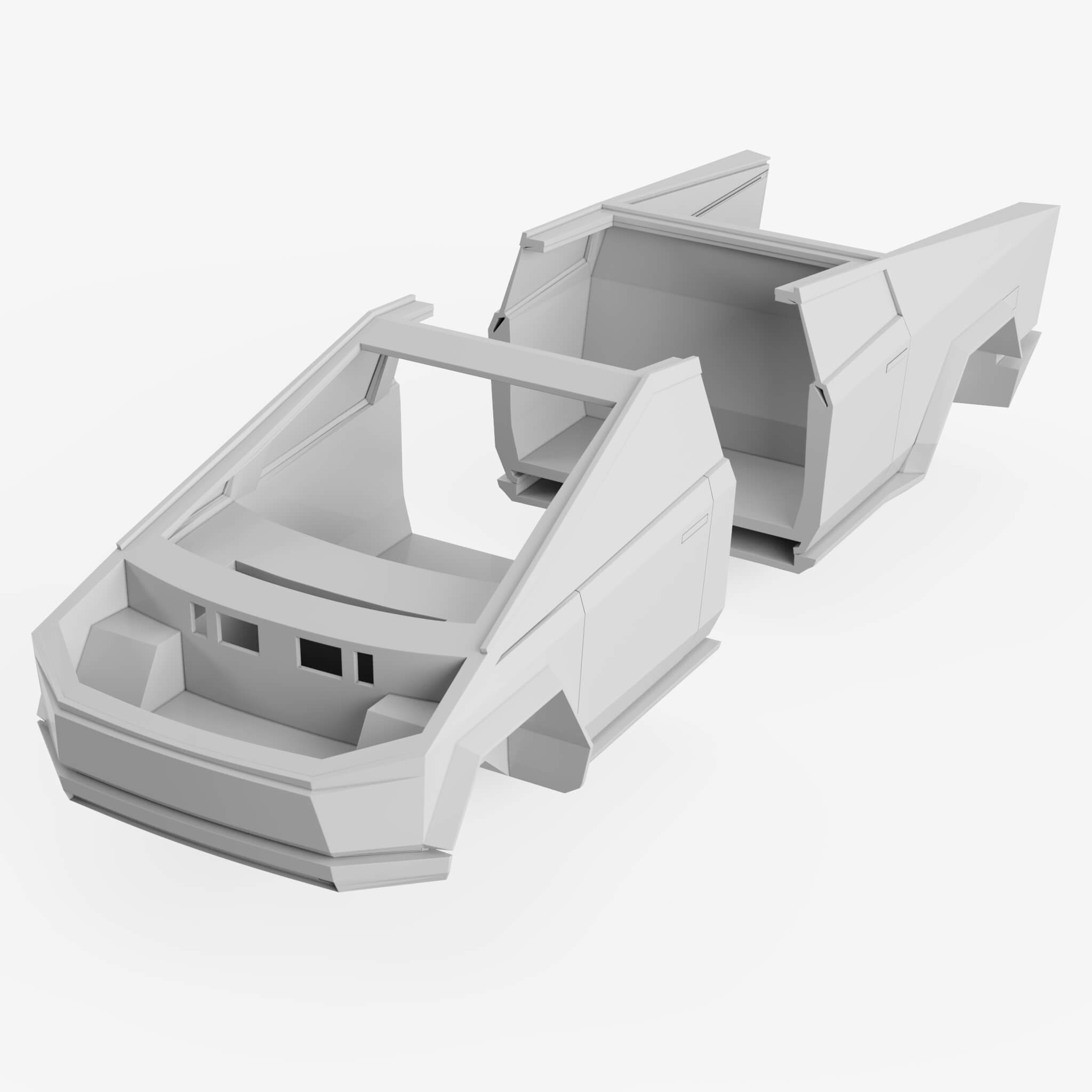 Tesla Cybertrack - 3D Model by CGIKnights