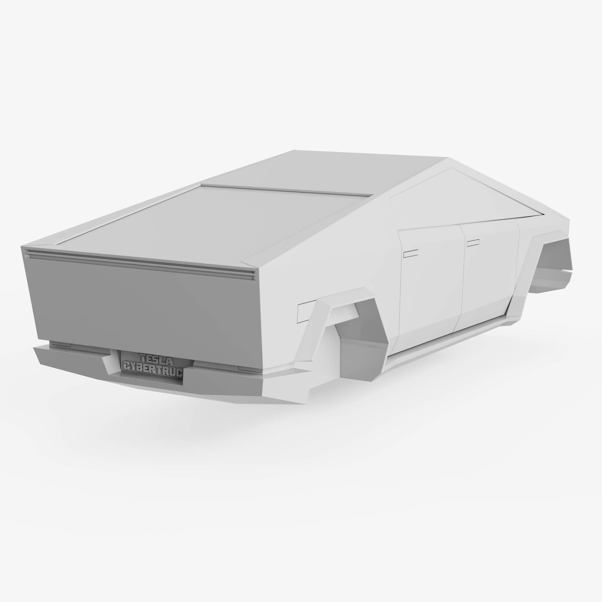 Tesla Cybertruck Cover - Free 3D Print Model by CGIKnights