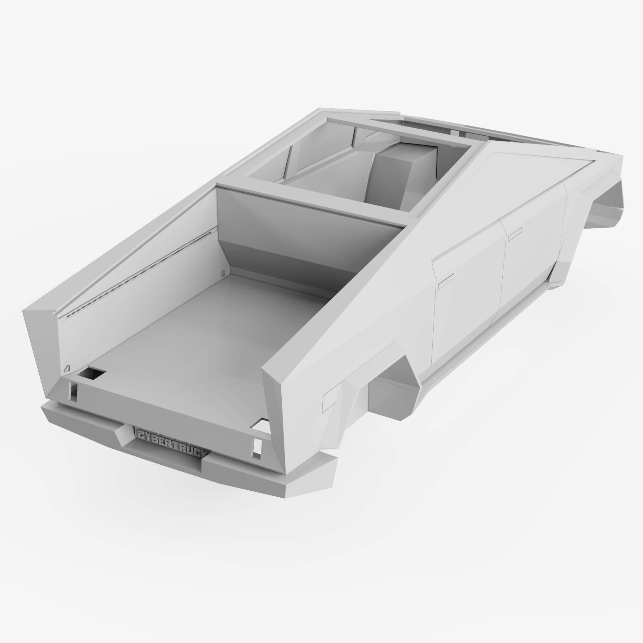 Tesla Cybertruck Cover - Free 3D Model by CGIKnights