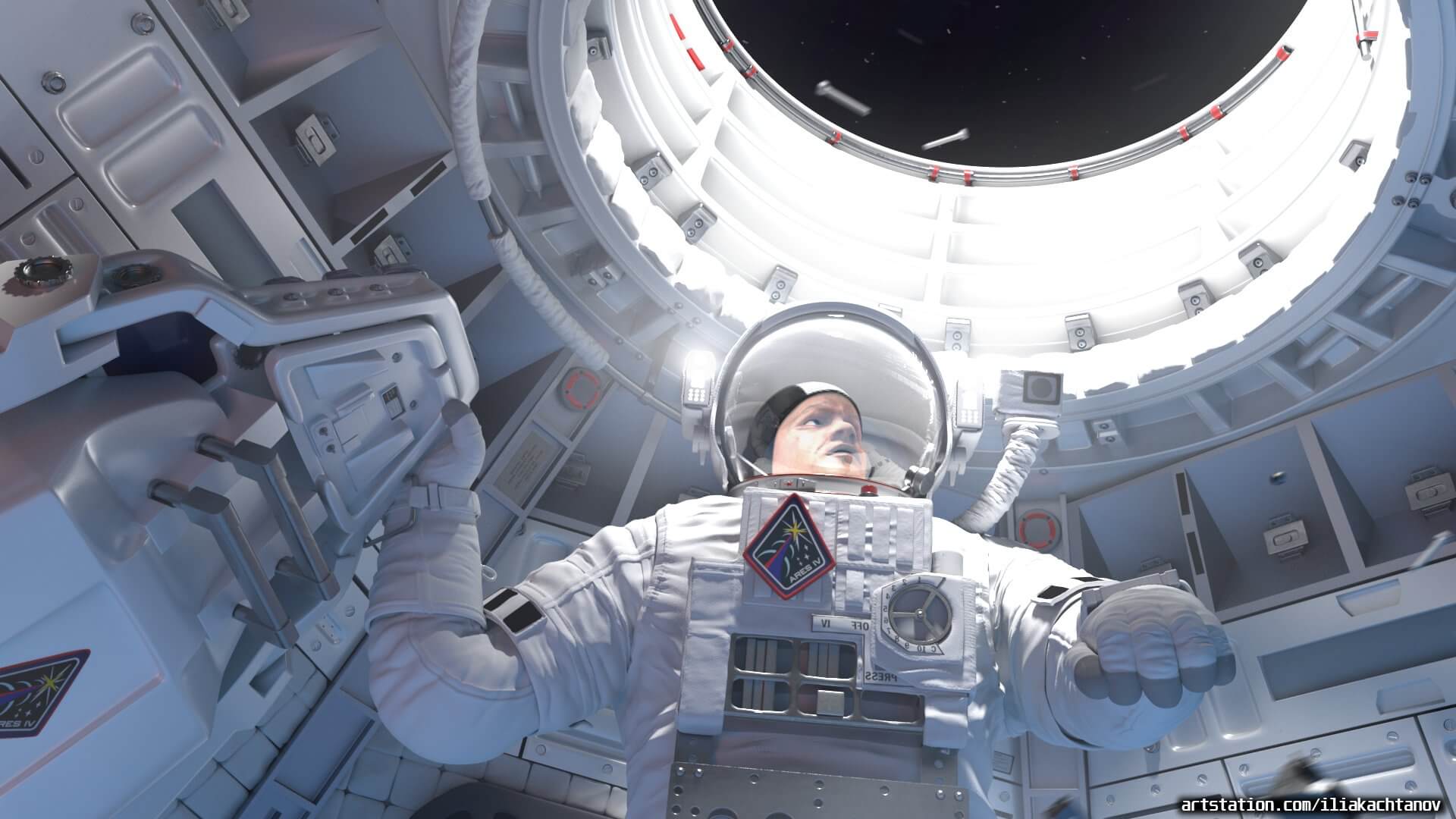 Scene from The Martian 3D Render, Digital Art by cgilia