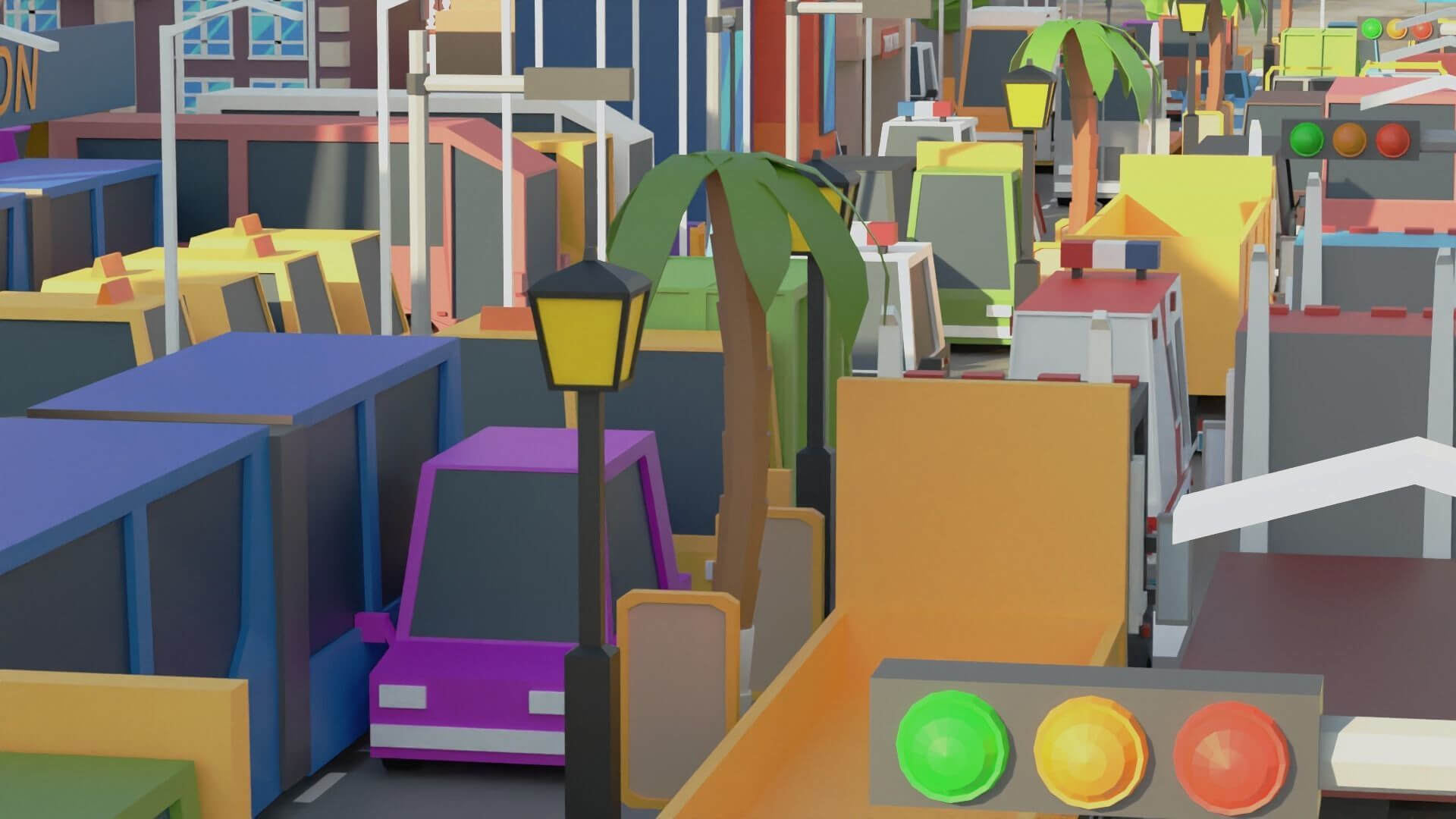 Simplepoly City - 3D Model by CGMANO