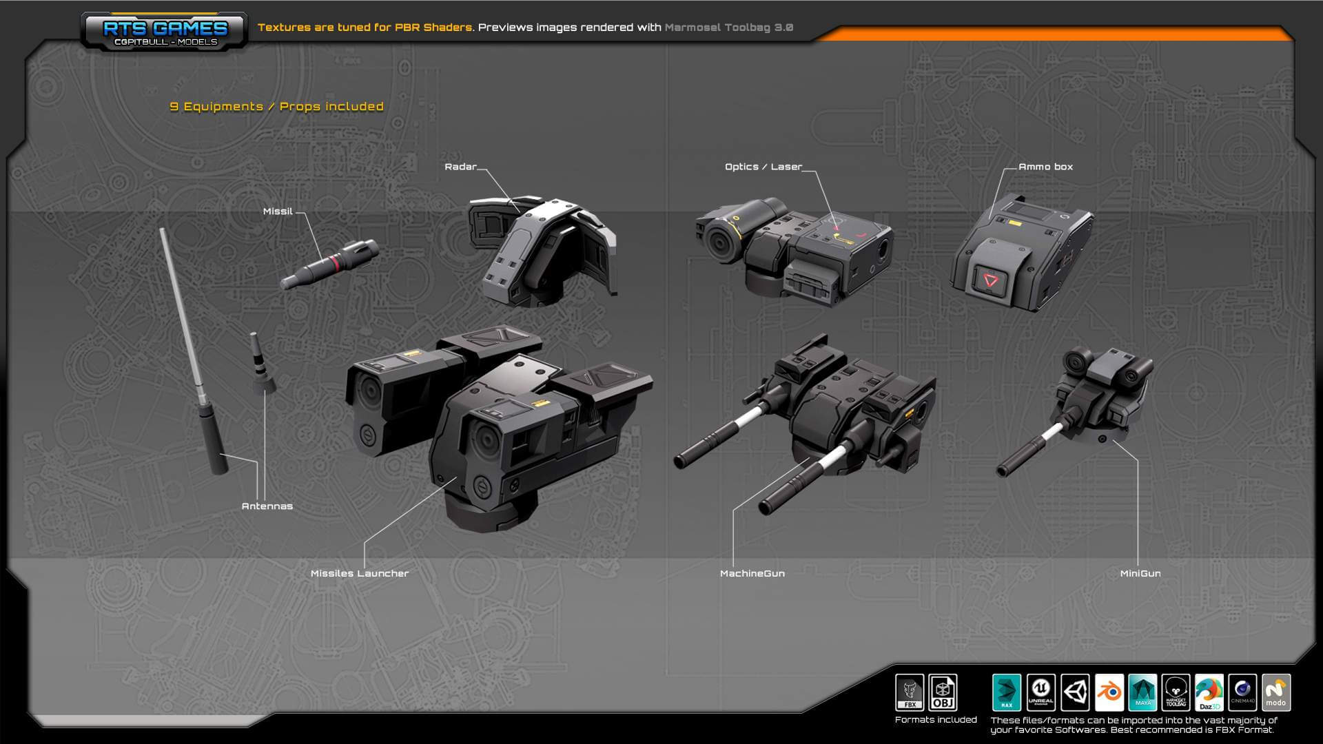 RTS - Heavy Tank 3D Model by CGPitbull