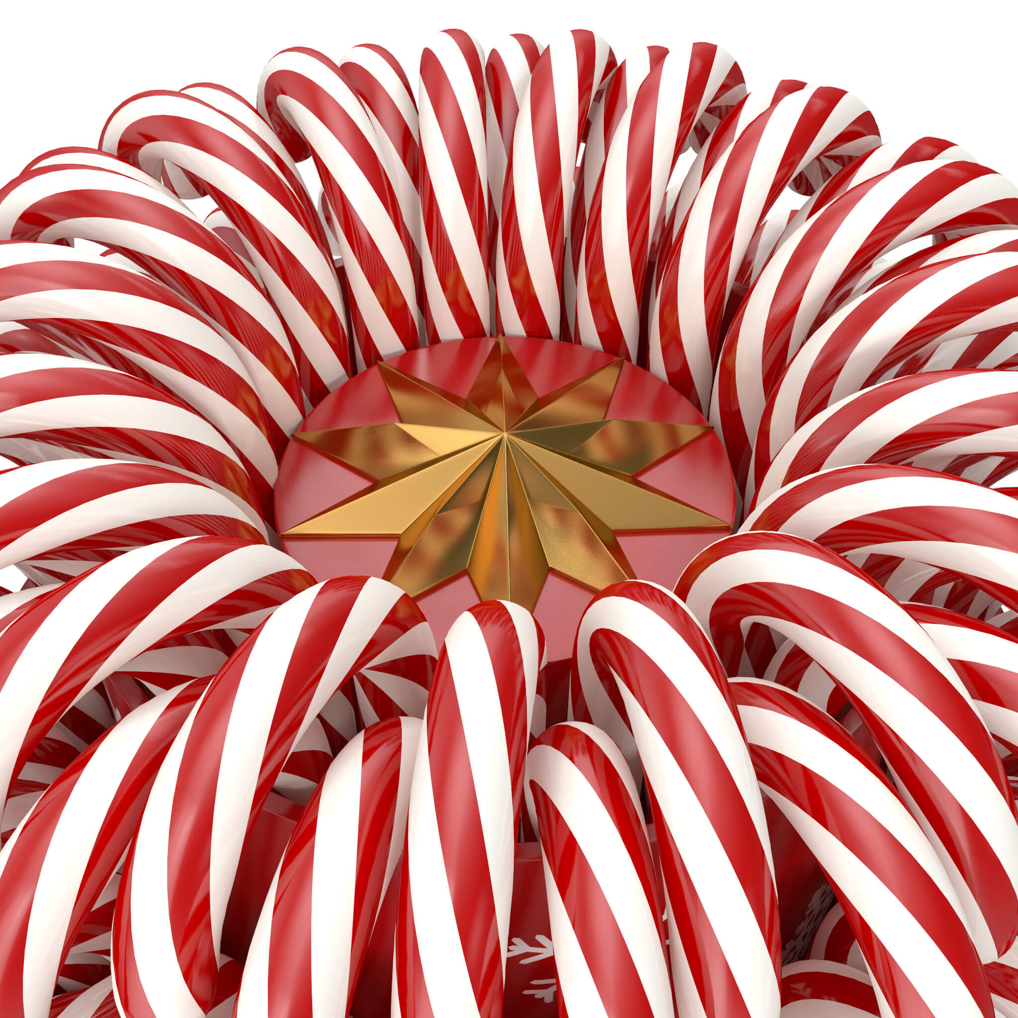 Christmas Candy Basket - 3D Model by CGPixel