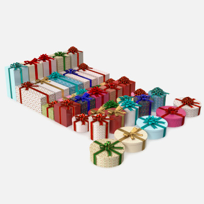Christmas Gifts New 4 - 3D Model by CGPixel