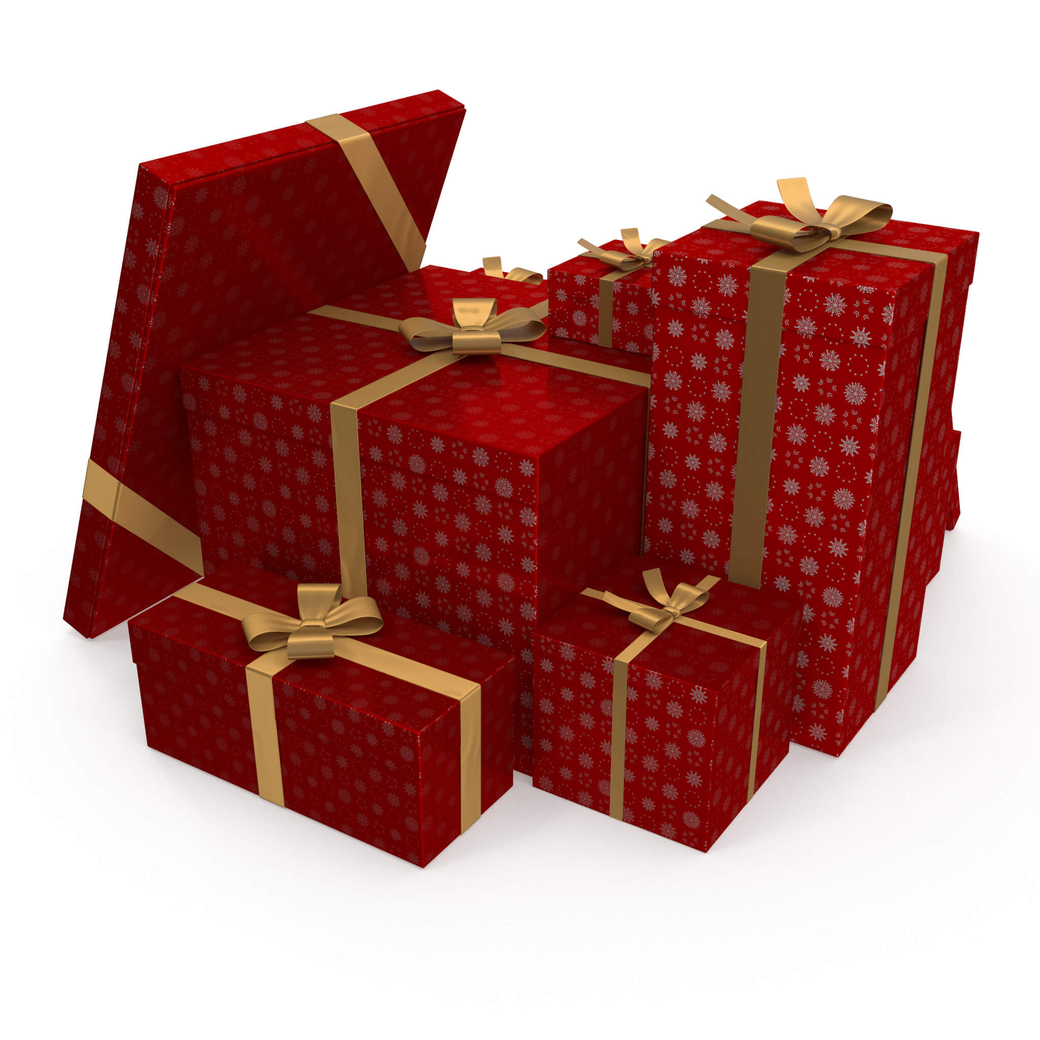 Christmas Gifts - 3D Model by CGPixel