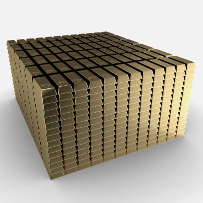 Gold Bar - 3D Model by CGPixel