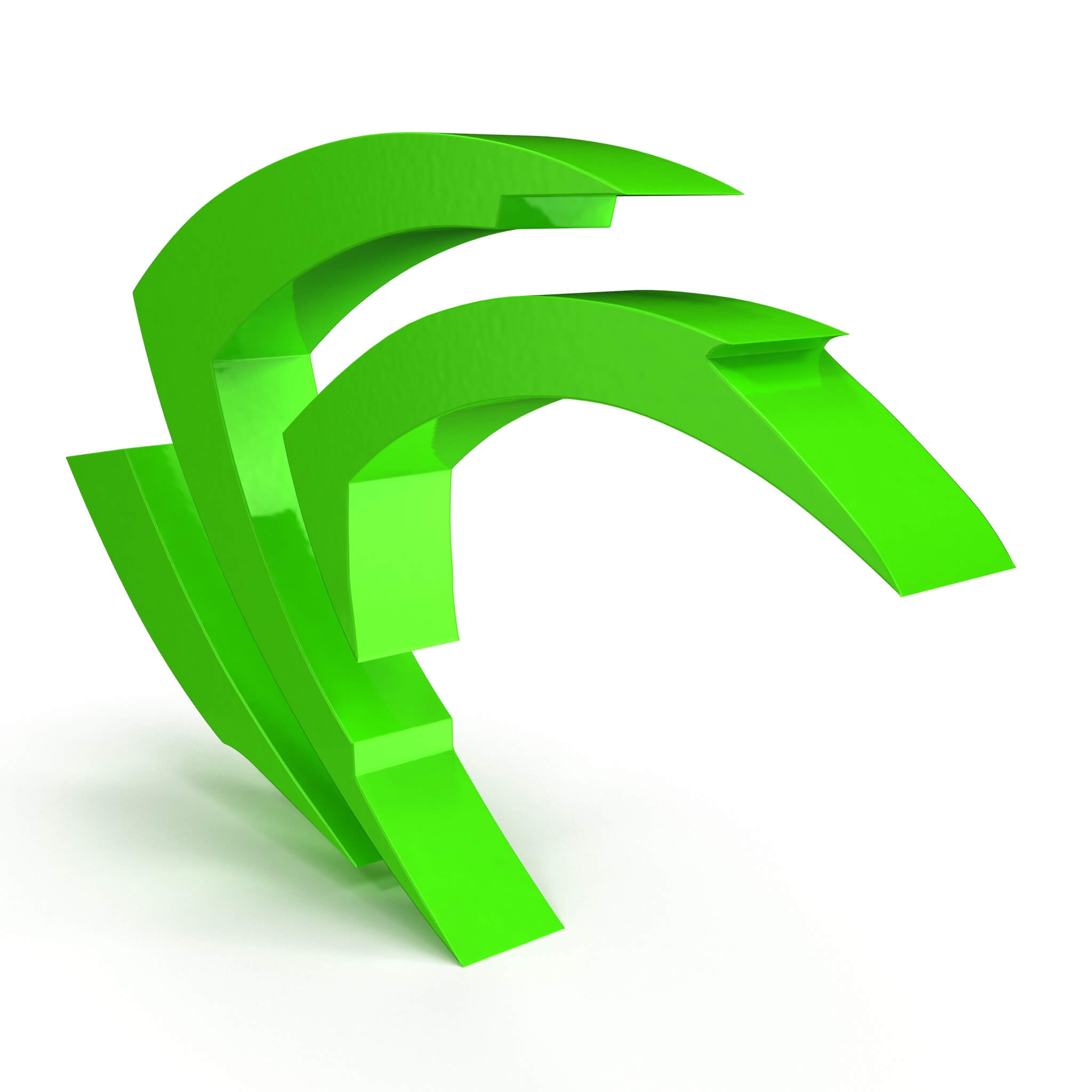 Nvidia Logo - 3D Model by CGPixel