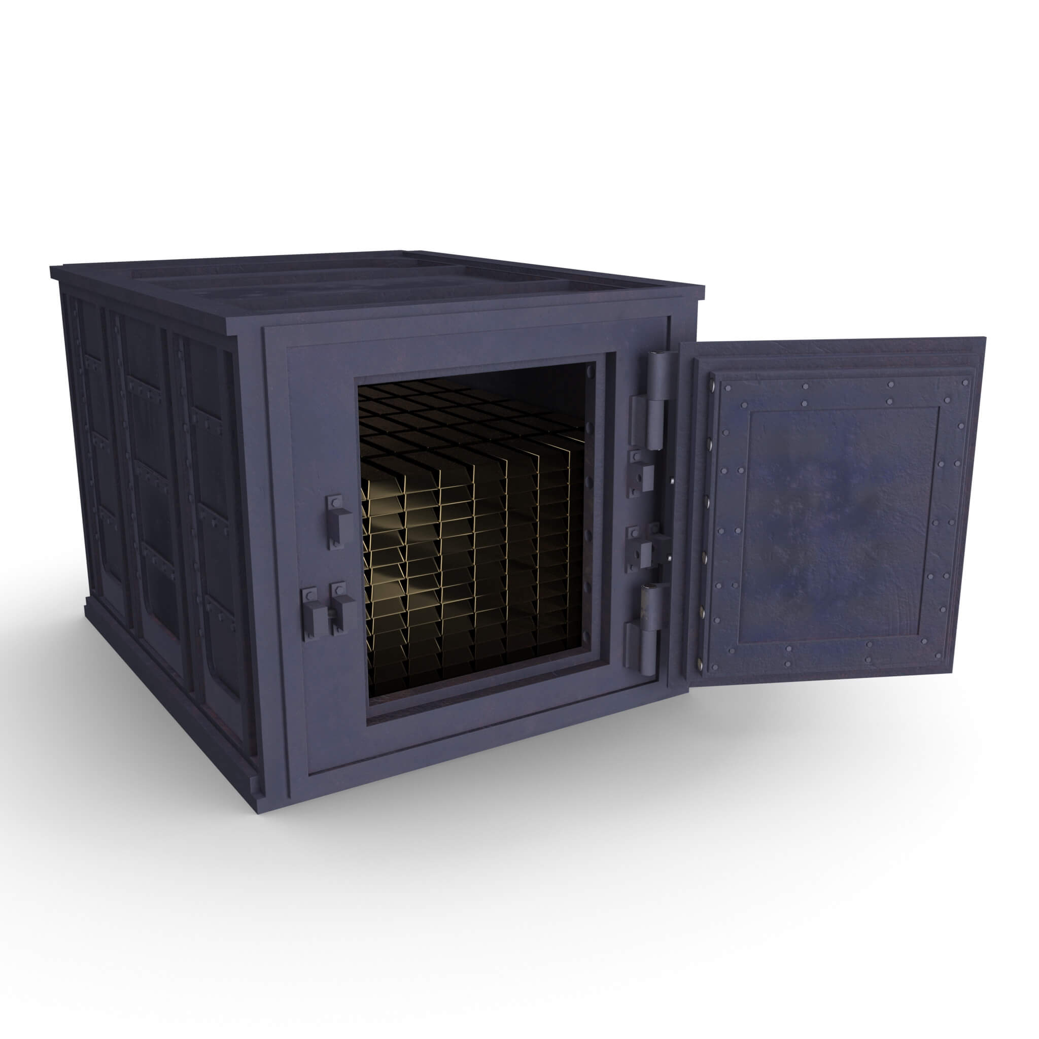 Vault With Gold - 3D Model by CGPixel