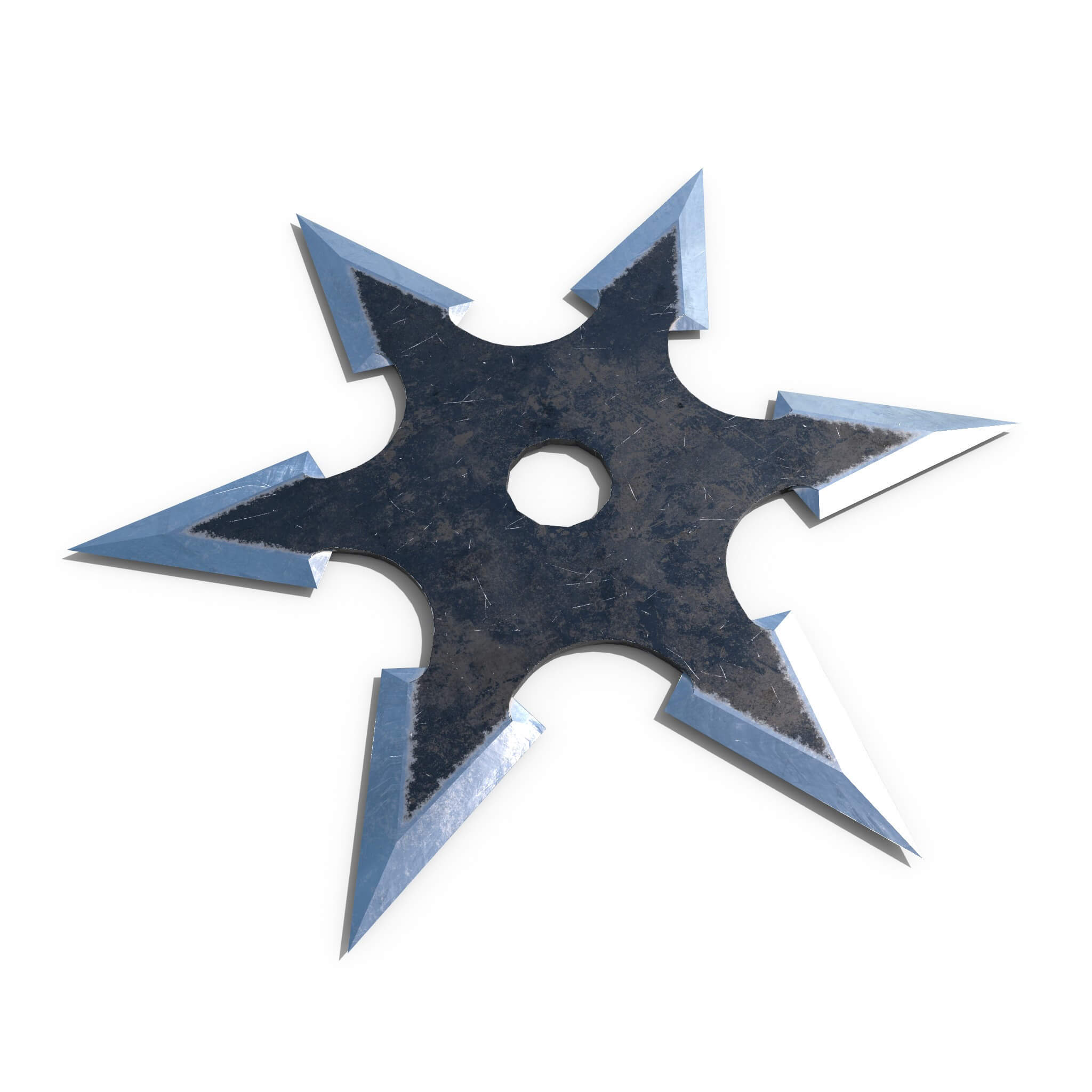 Shuriken 3 Low Poly - 3D Model by CGPixel