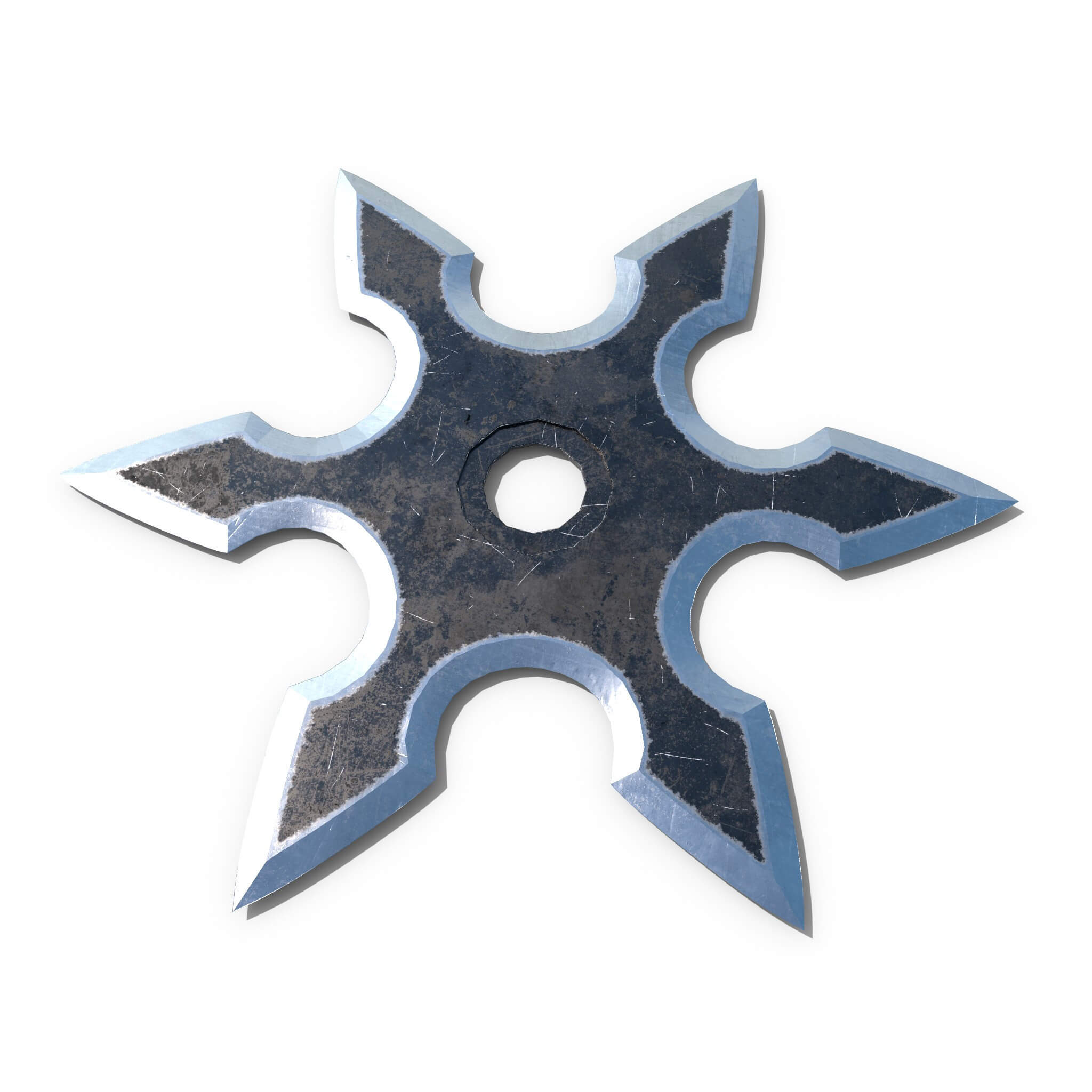 Shuriken 8 Low Poly - 3D Model by CGPixel